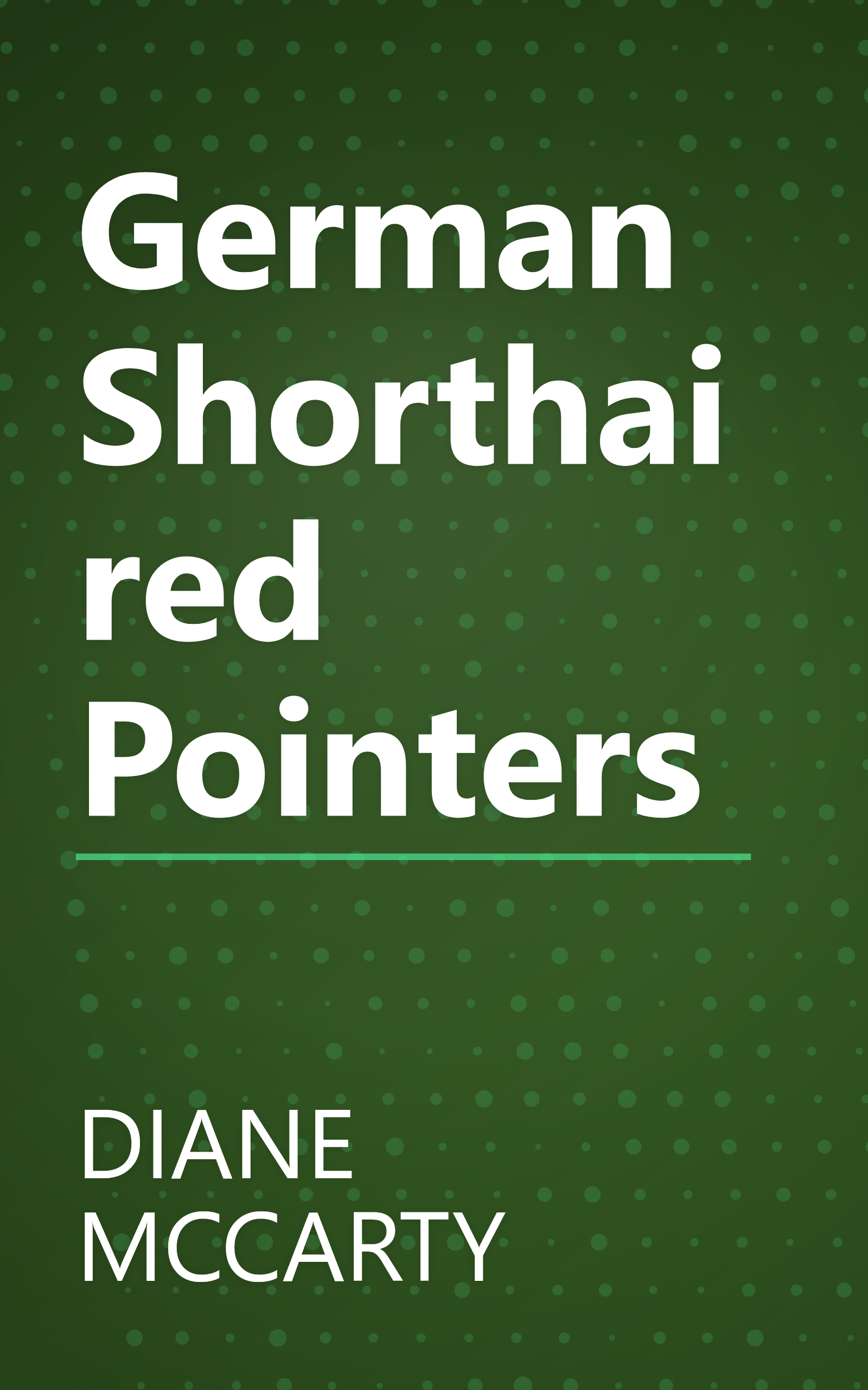 German Shorthaired Pointers book cover