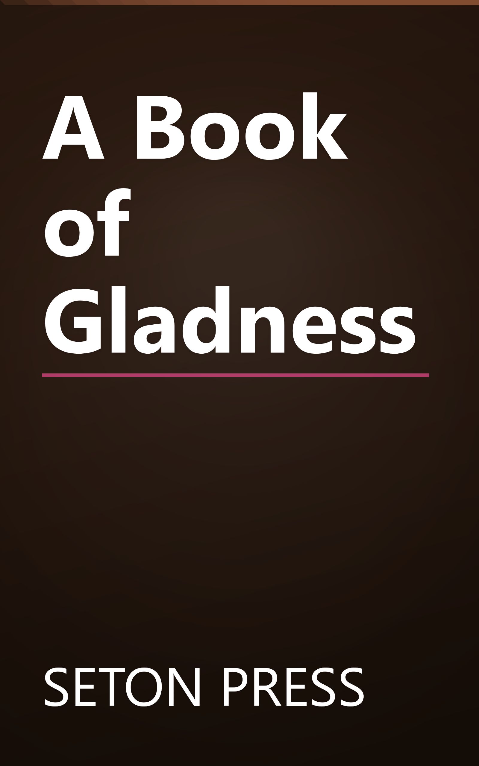 A Book of Gladness book cover