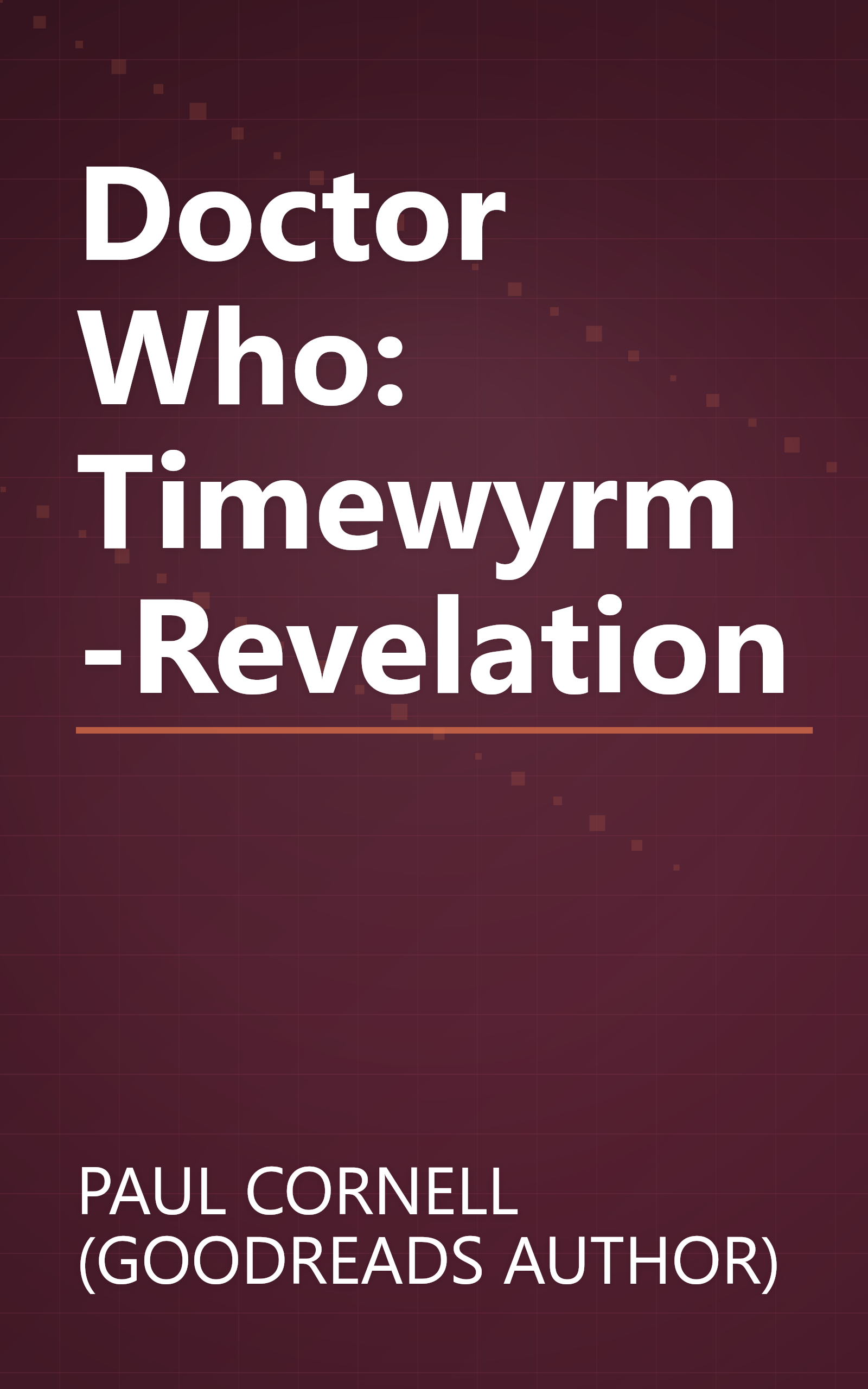Doctor Who: Timewyrm-Revelation book cover