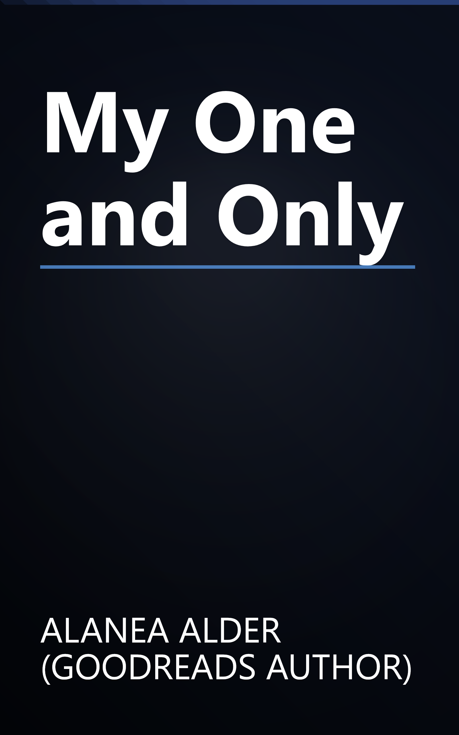 My One and Only book cover