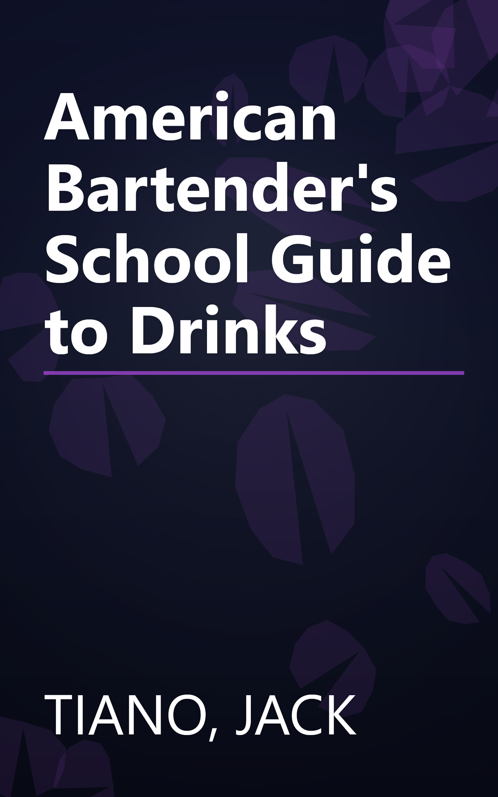 American Bartender's School Guide to Drinks book cover