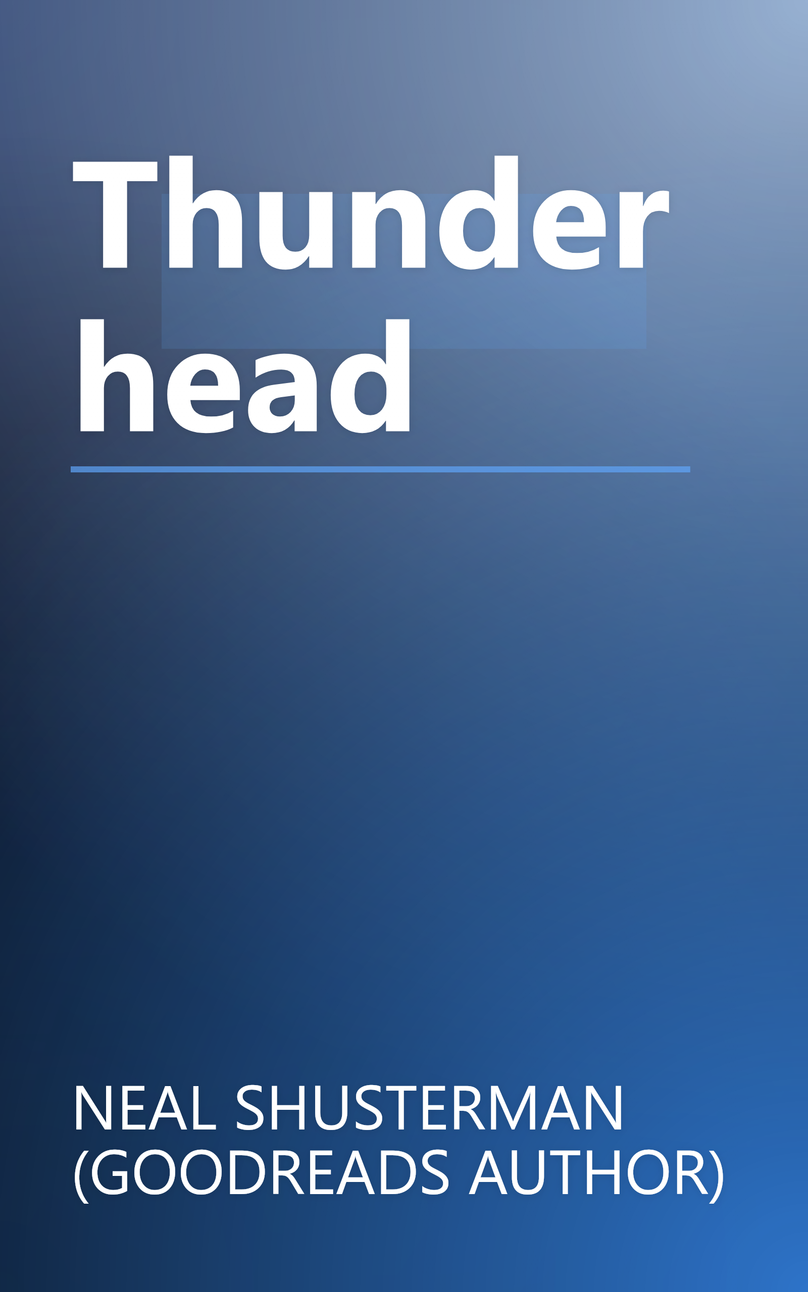 Thunderhead book cover