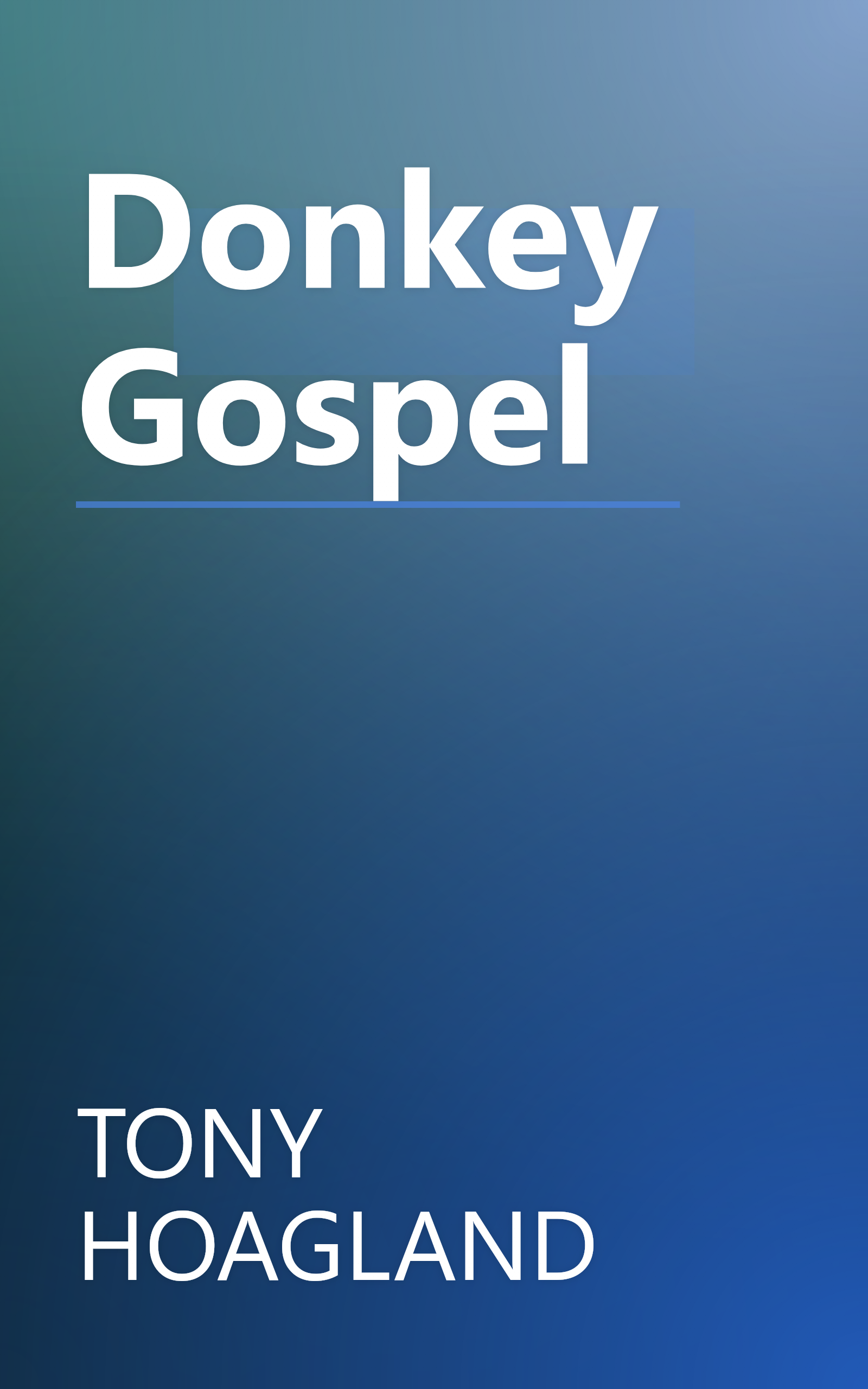 Donkey Gospel book cover
