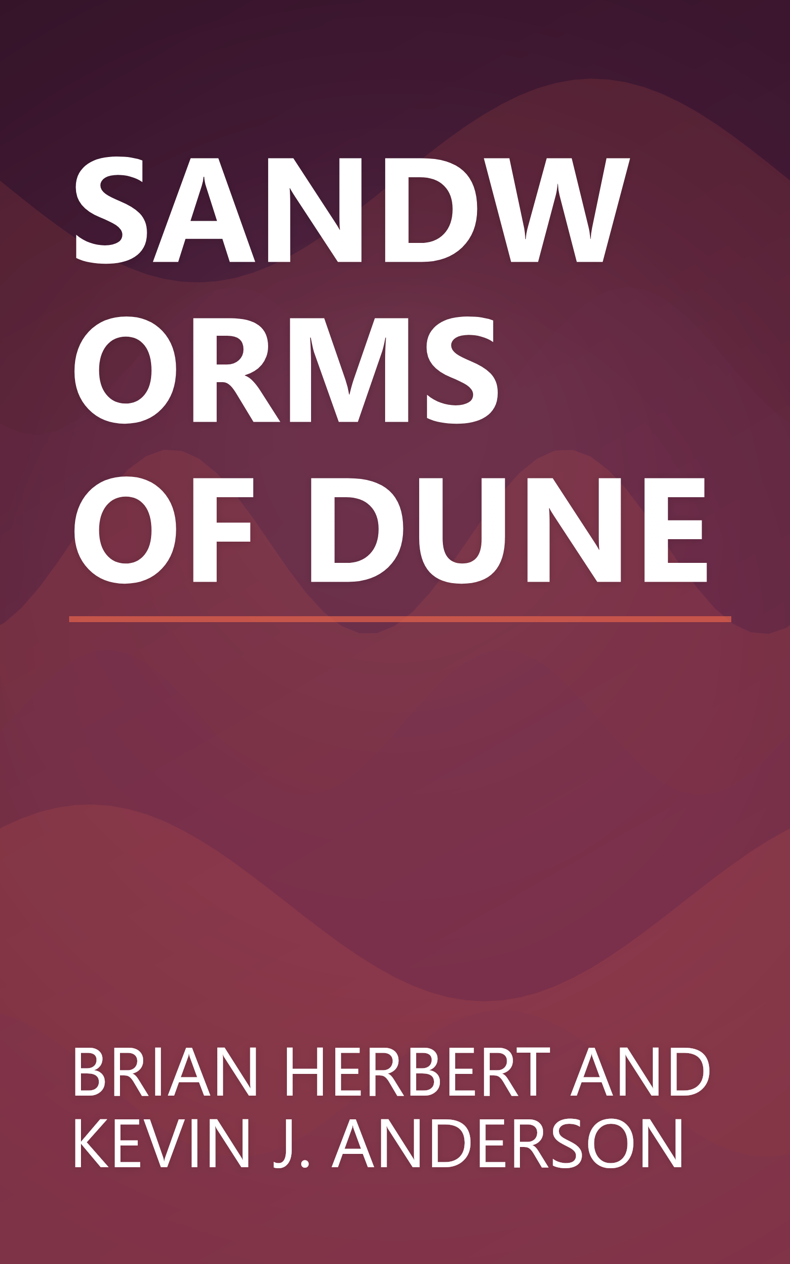 SANDWORMS OF DUNE book cover