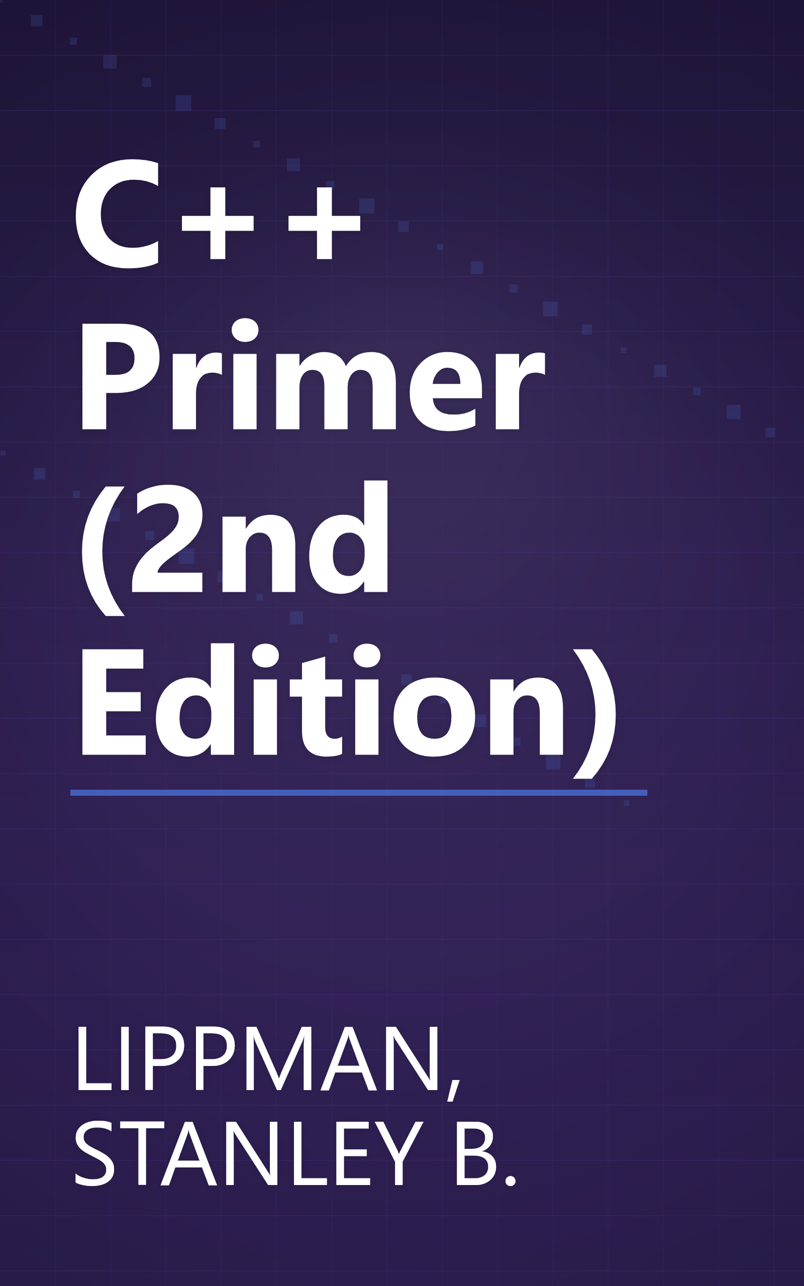 C++ Primer (2nd Edition) book cover