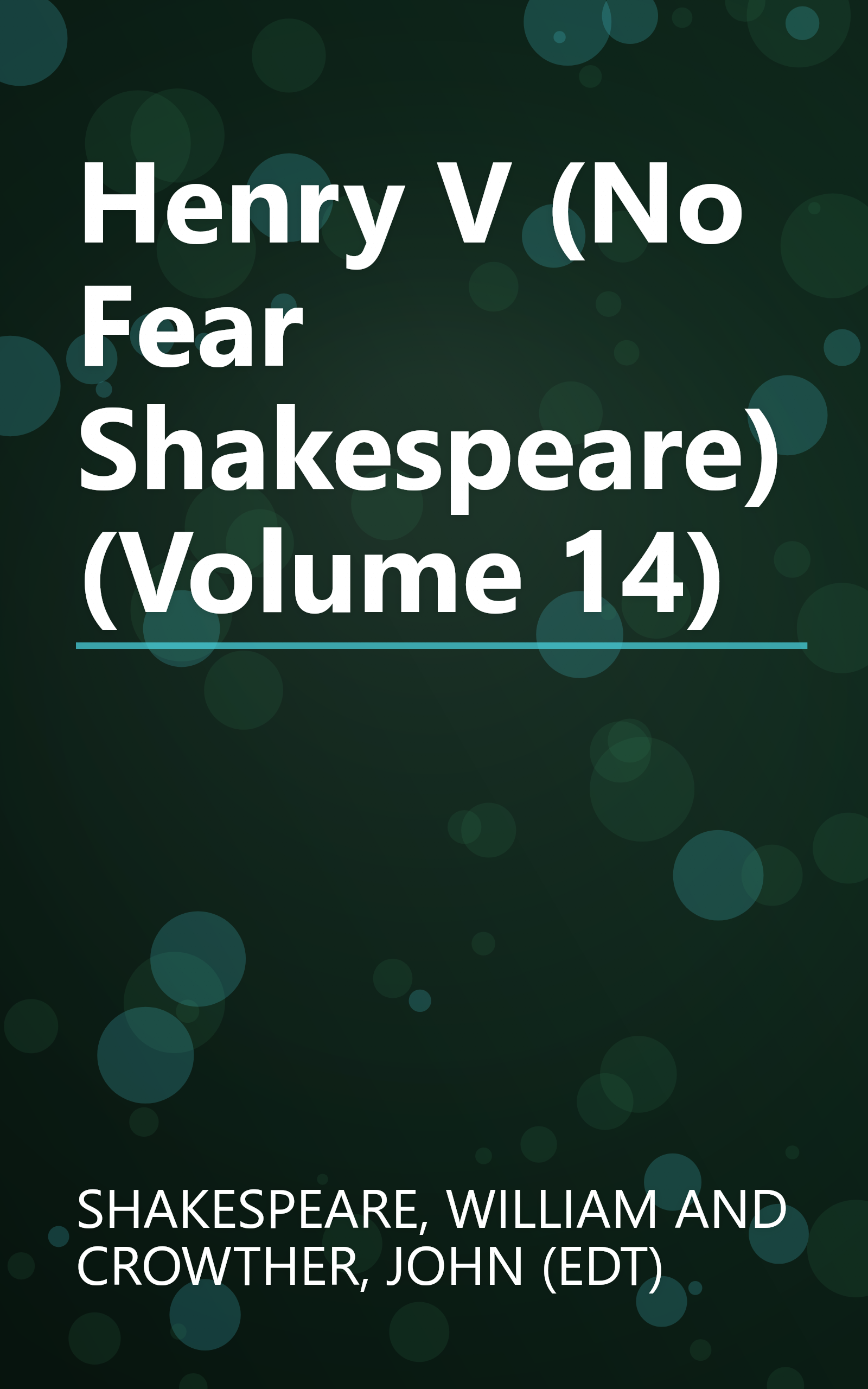 Henry V (No Fear Shakespeare) (Volume 14) book cover