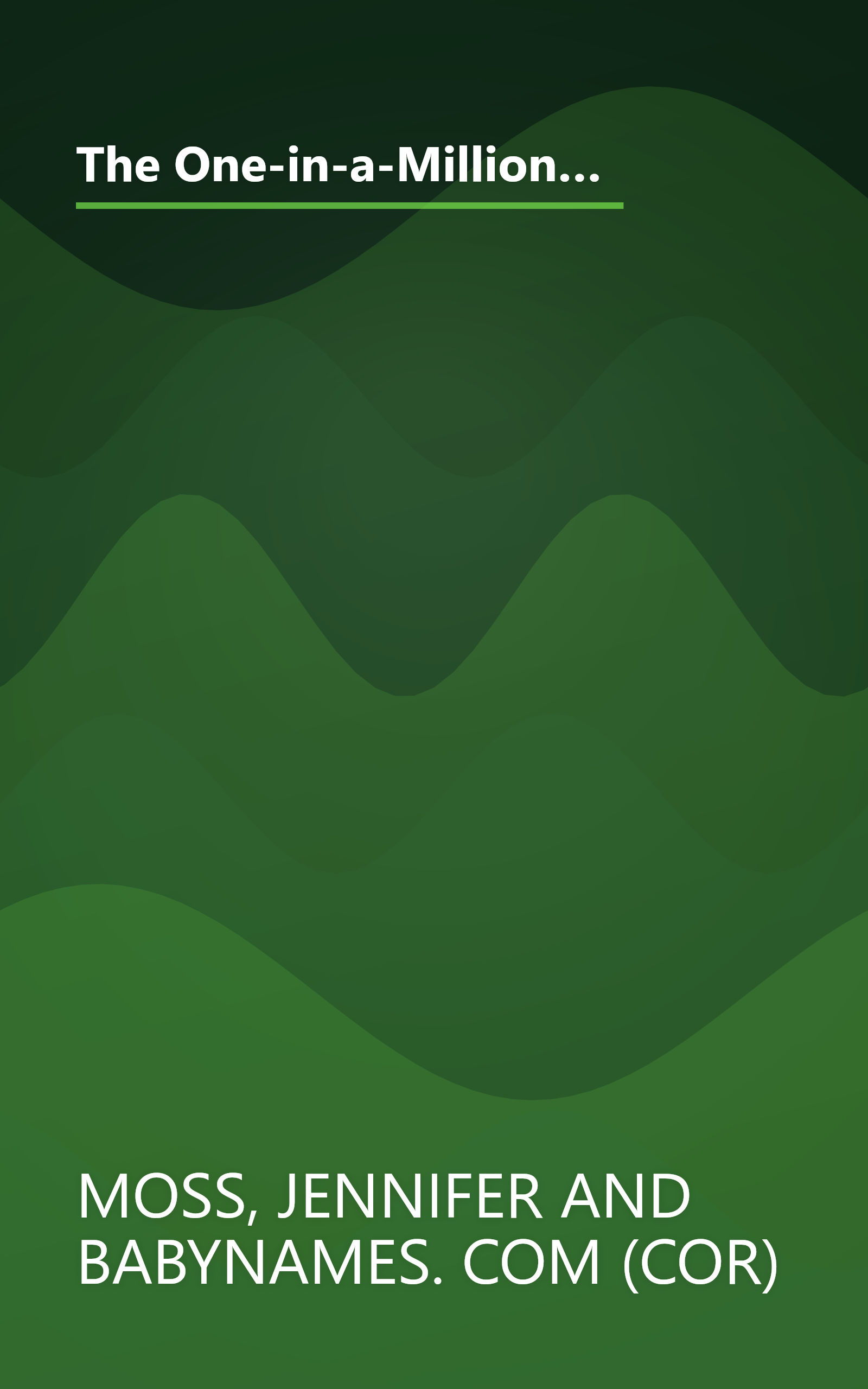 The One-in-a-Million Baby Name Book: The BabyNames.com Guide to Choosing the Best Name for Your New Arrival book cover