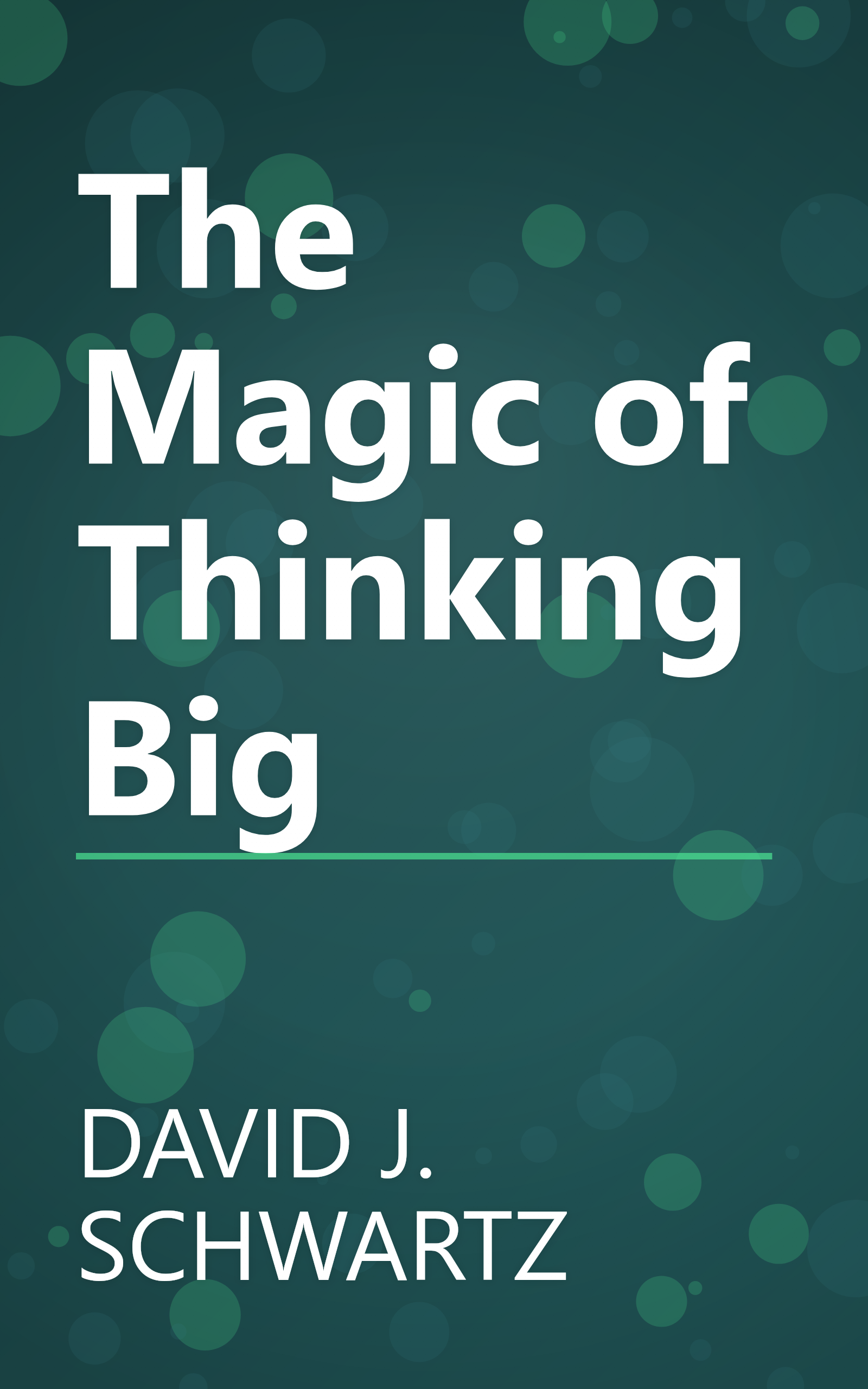 The Magic of Thinking Big book cover