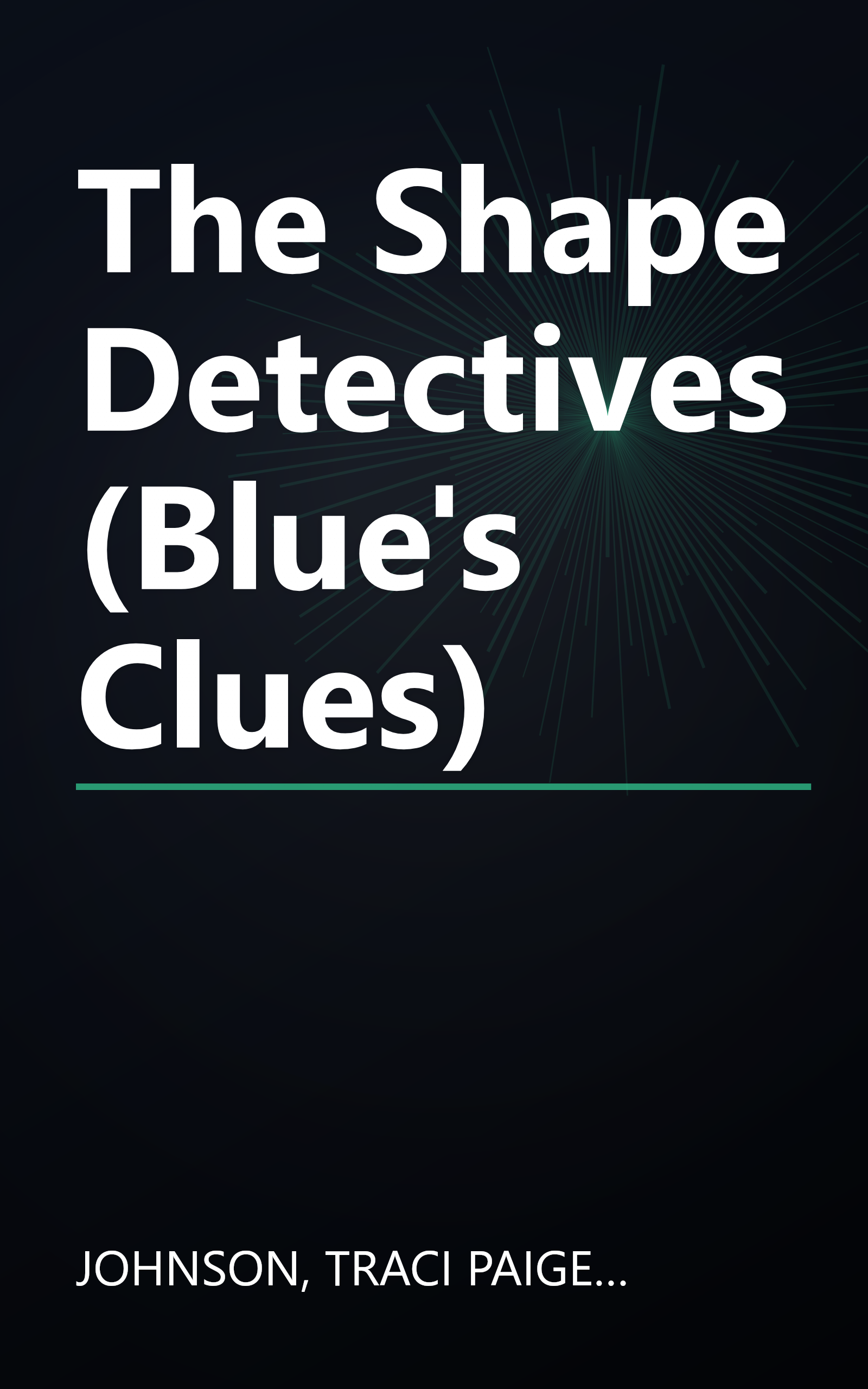 The Shape Detectives (Blue's Clues) book cover