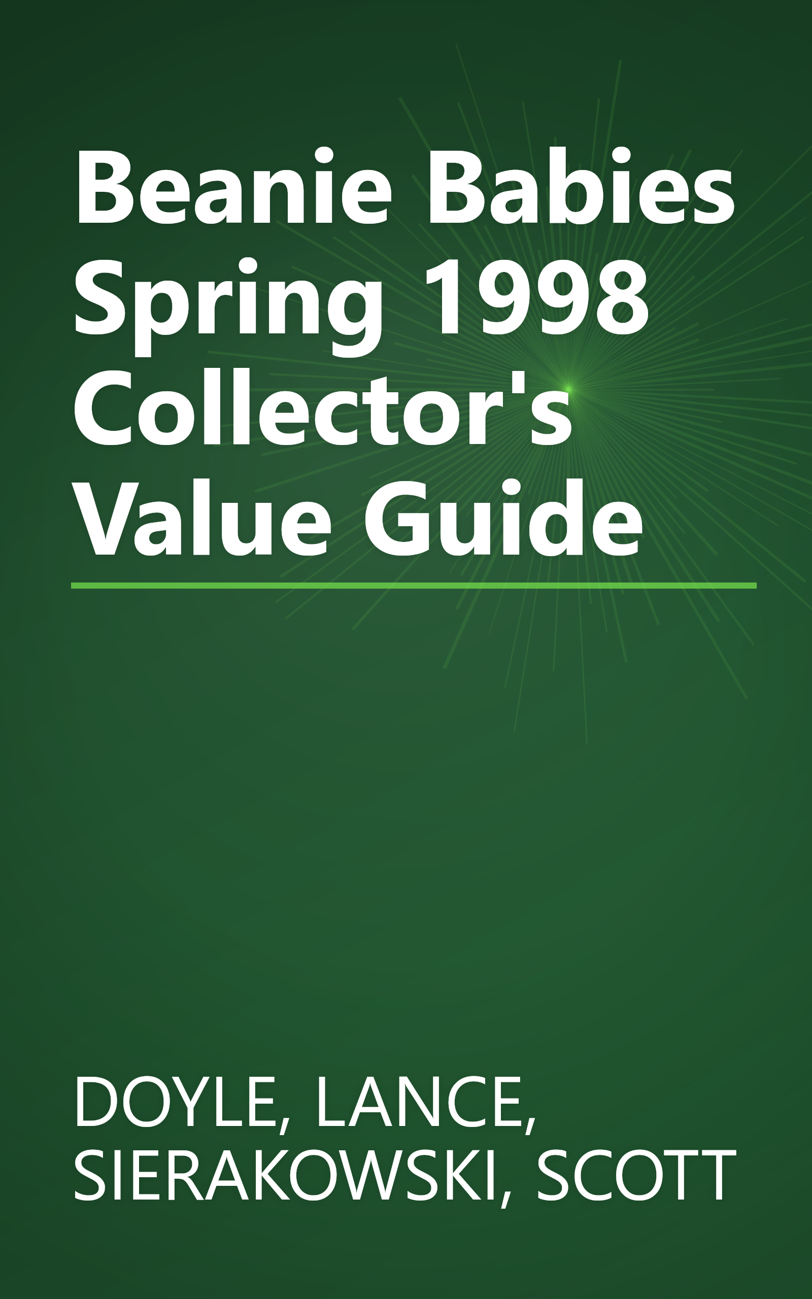 Beanie Babies Spring 1998 Collector's Value Guide book cover