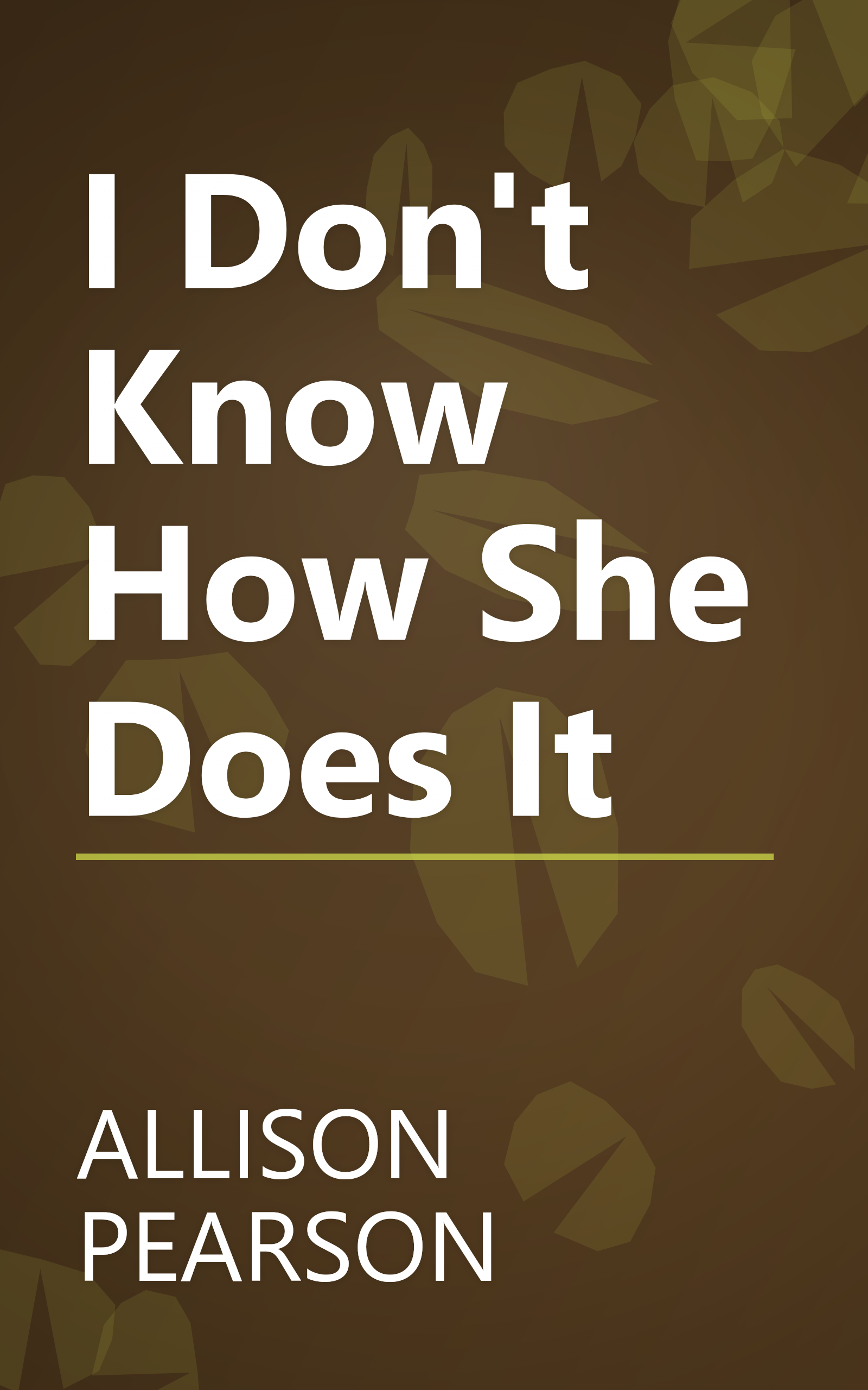I Don't Know How She Does It book cover