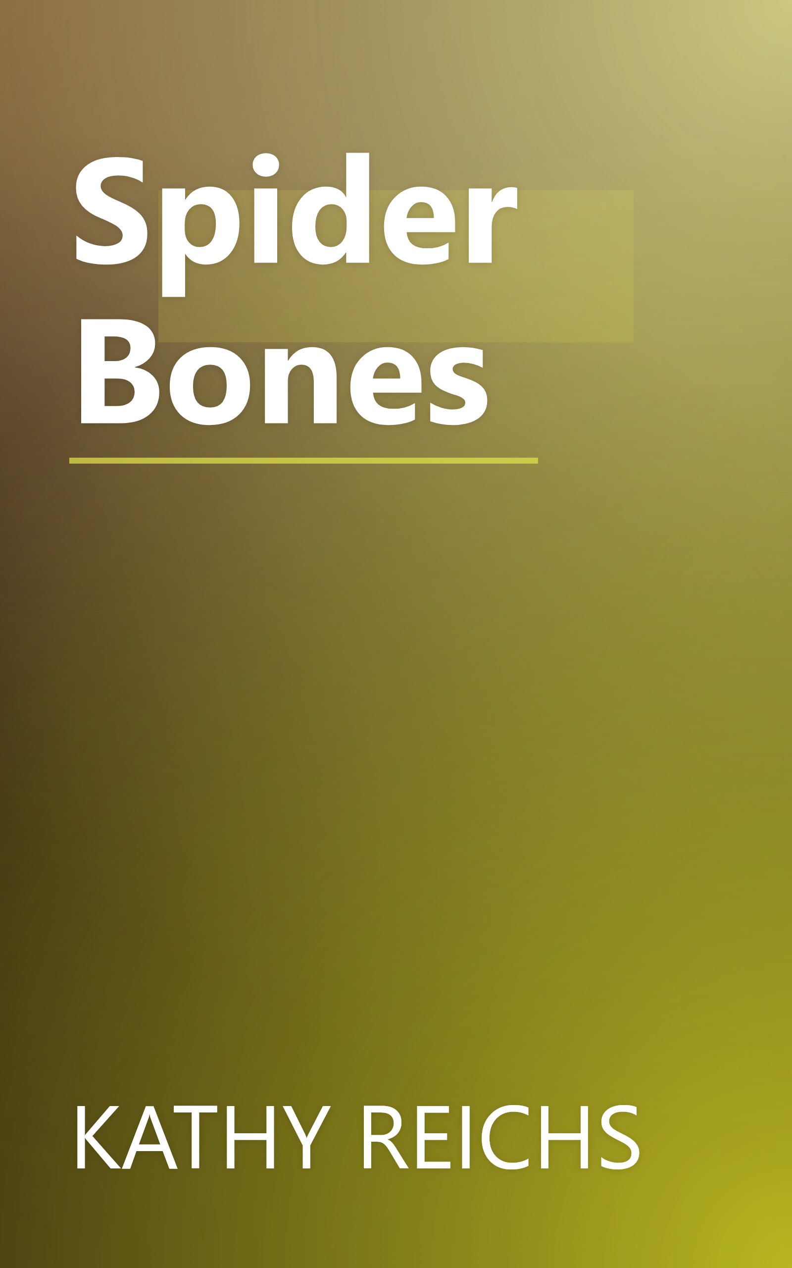 Spider Bones book cover