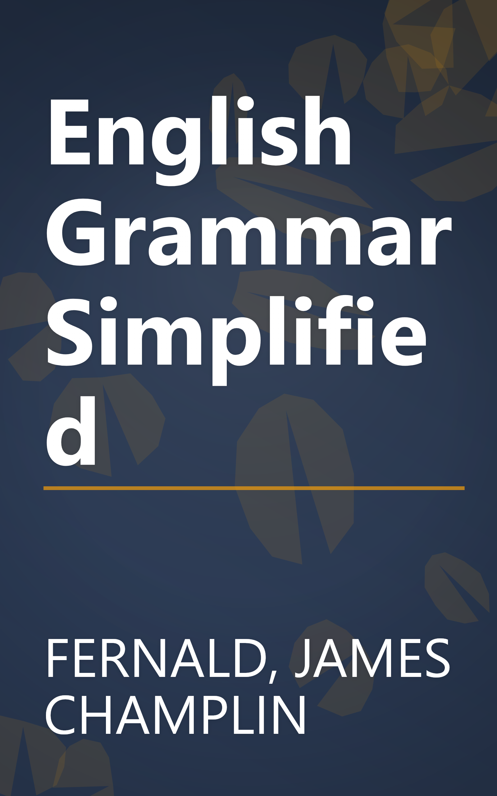 English Grammar Simplified book cover