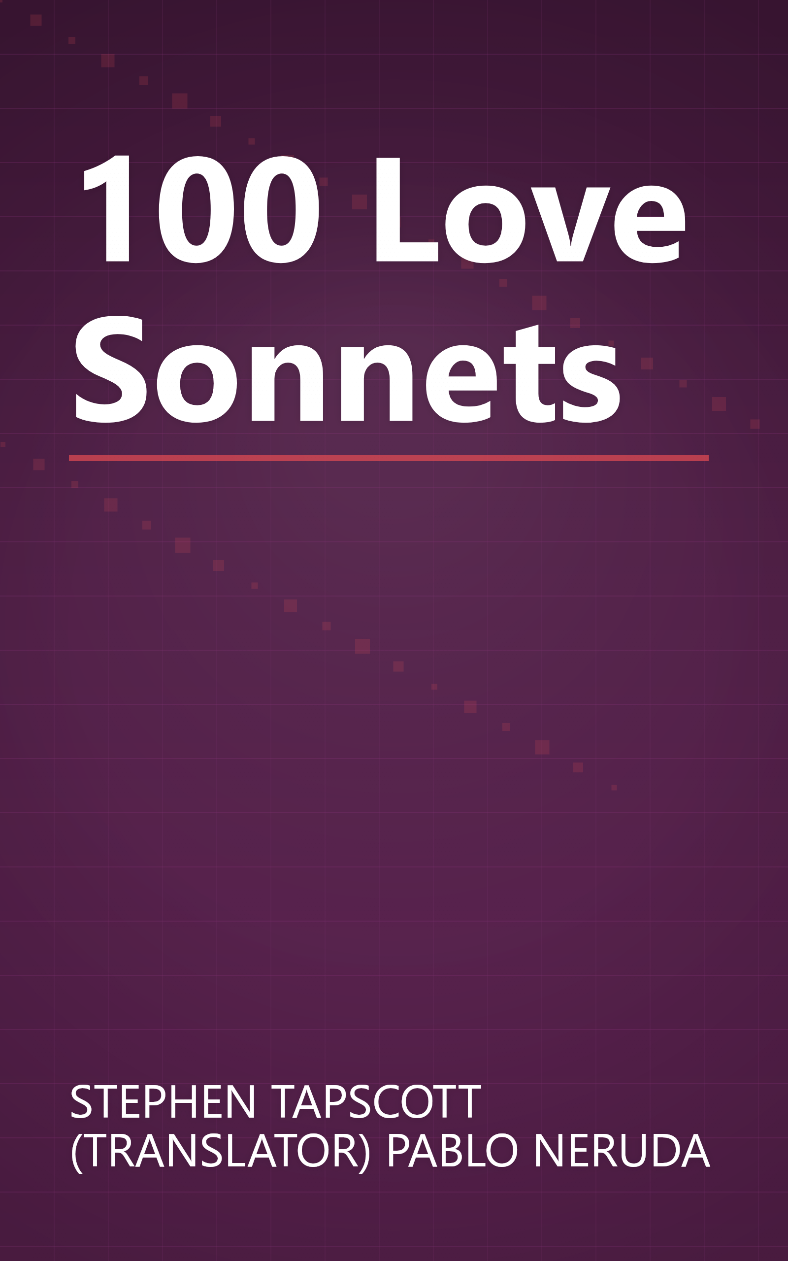 100 Love Sonnets book cover
