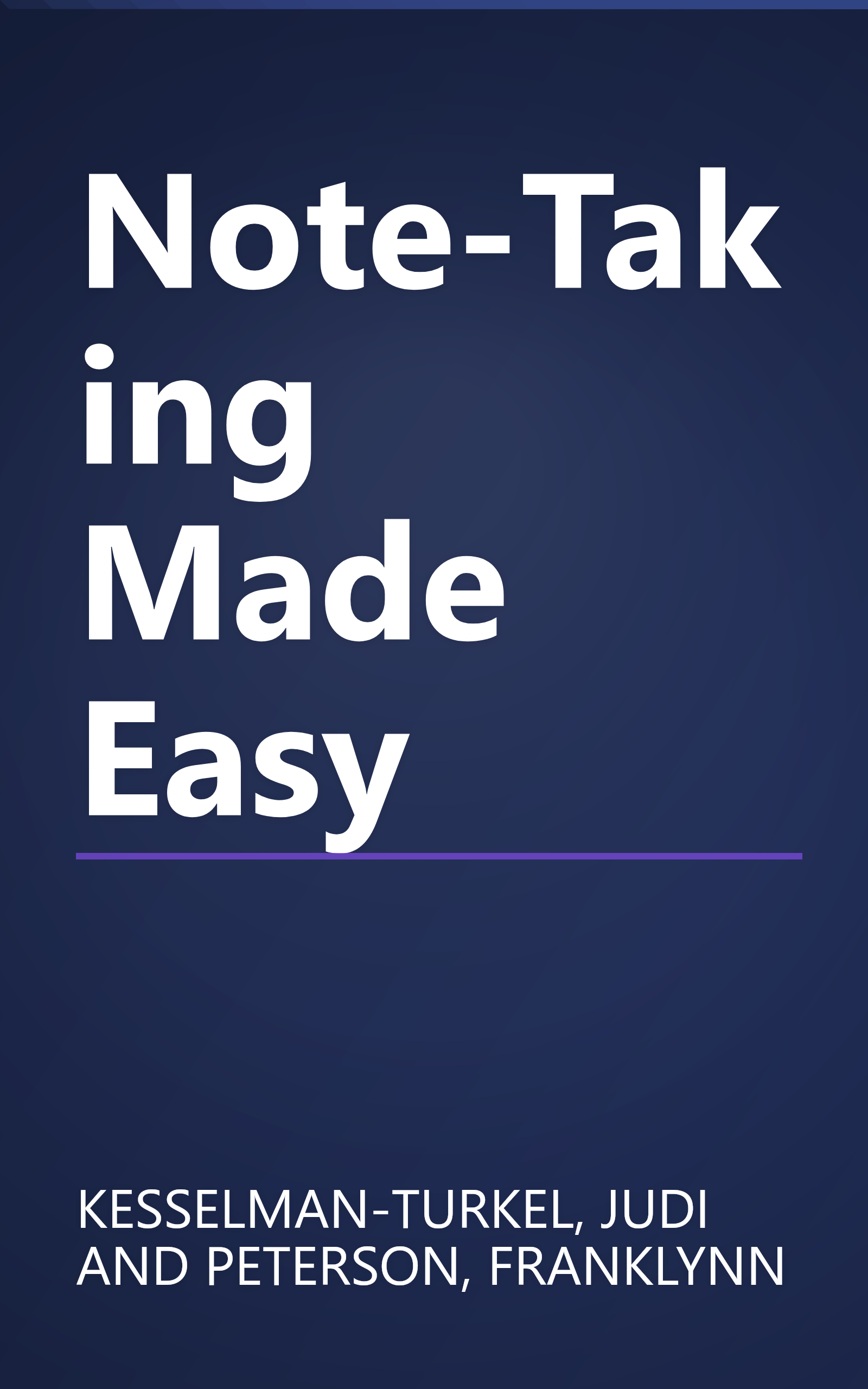 Note-Taking Made Easy book cover