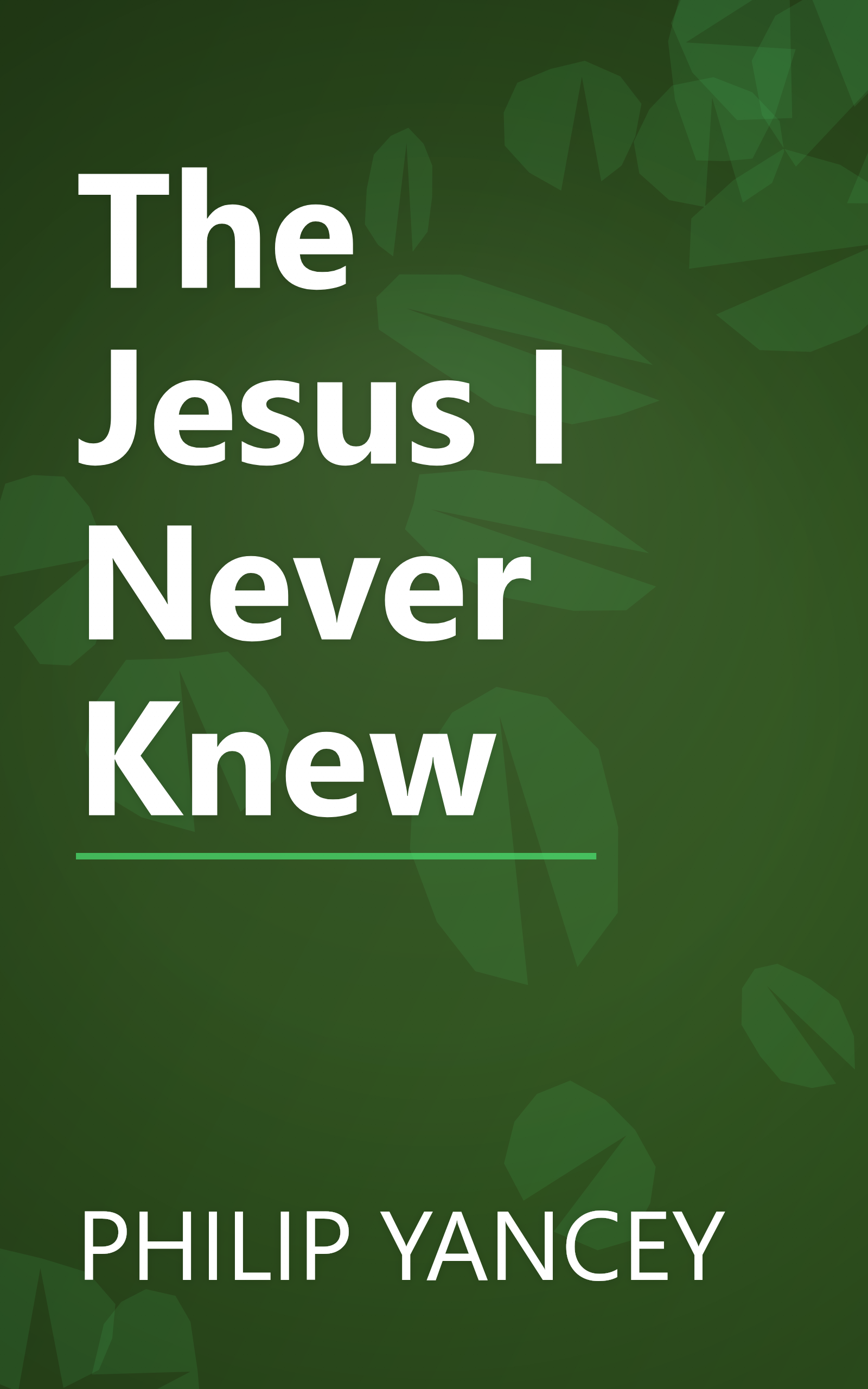 The Jesus I Never Knew book cover