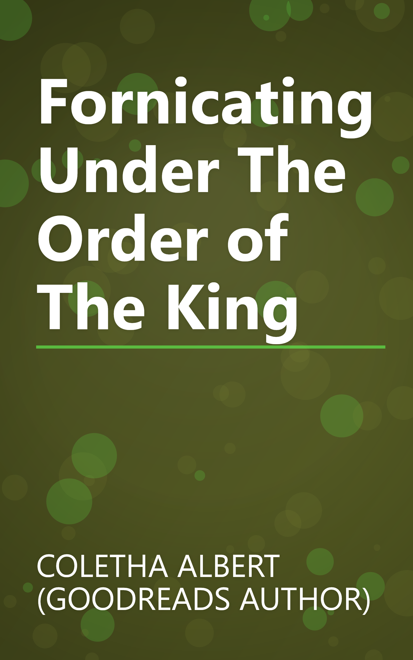 Fornicating Under The Order of The King book cover