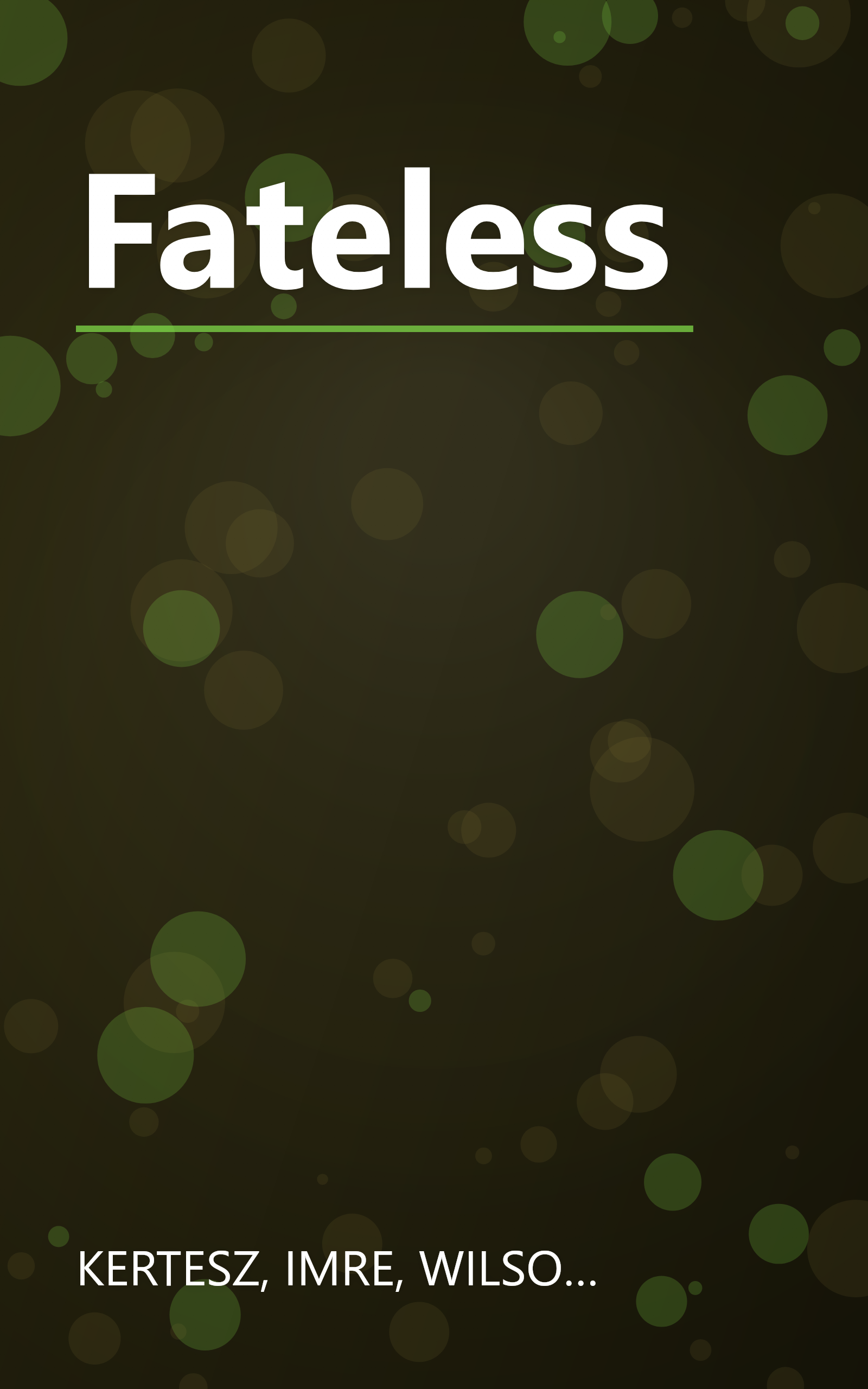 Fateless book cover