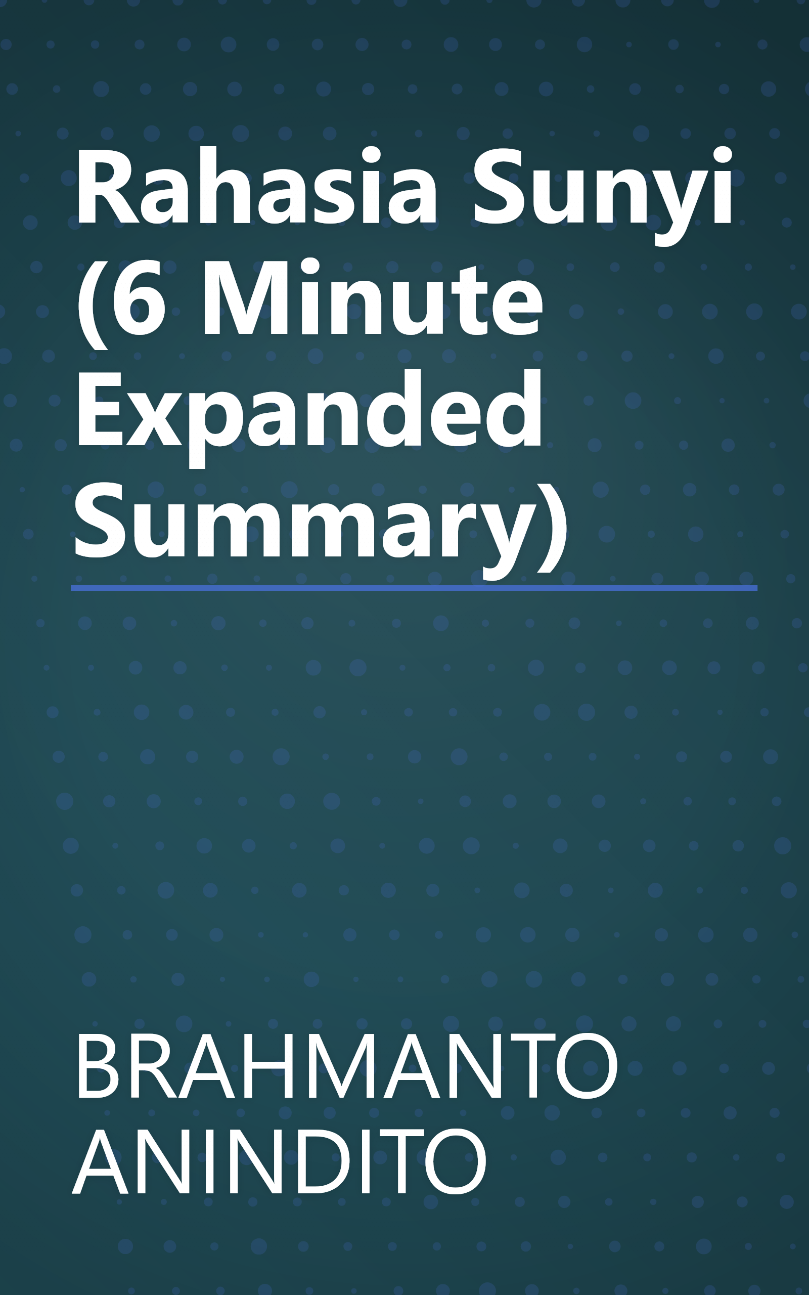 Rahasia Sunyi (6 Minute   Expanded Summary) book cover