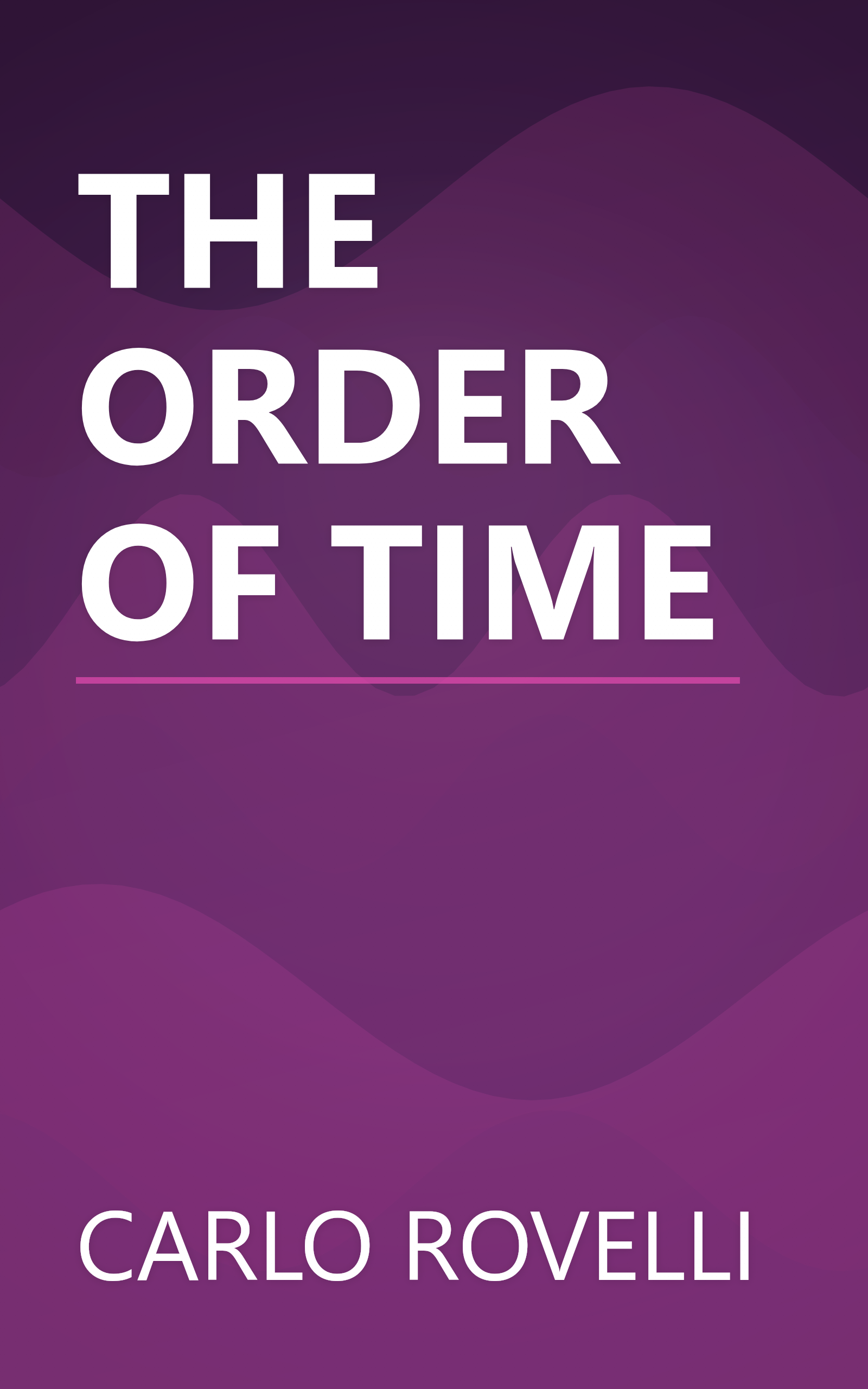 THE ORDER OF TIME book cover
