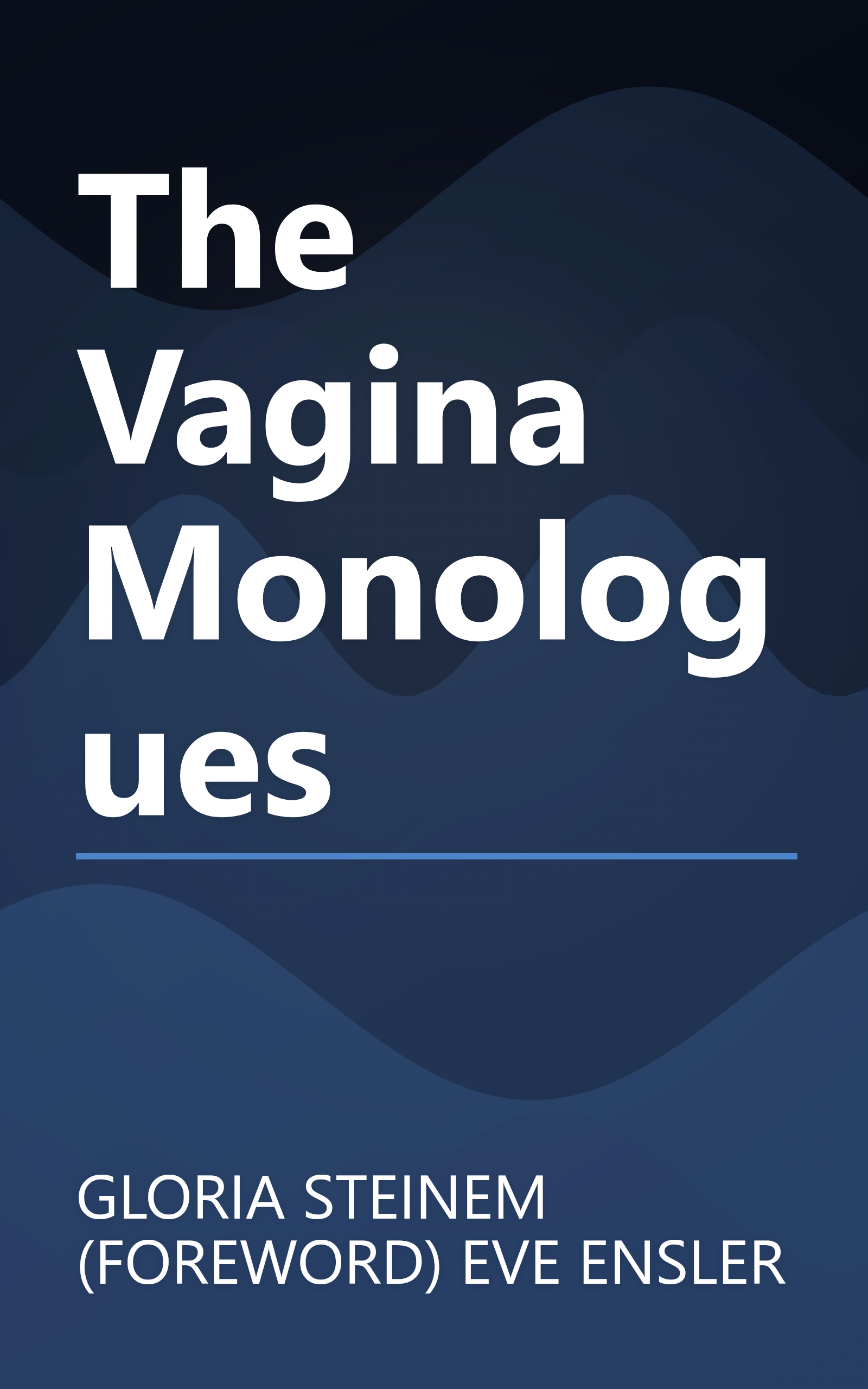The Vagina Monologues book cover