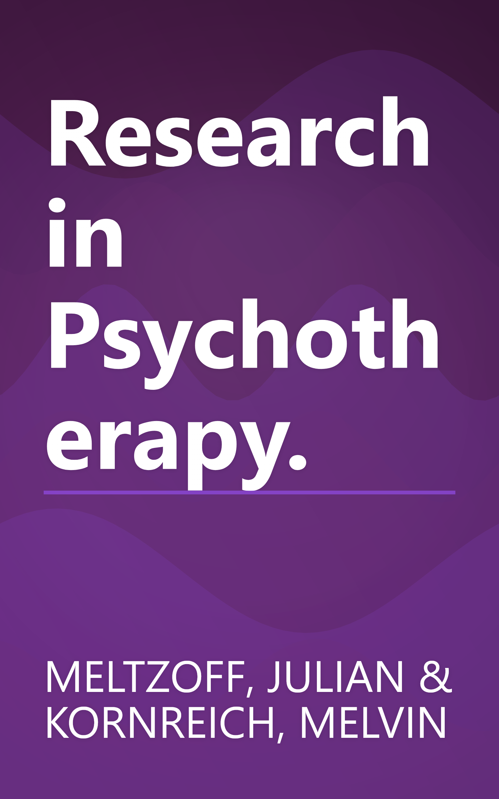 Research in Psychotherapy. book cover