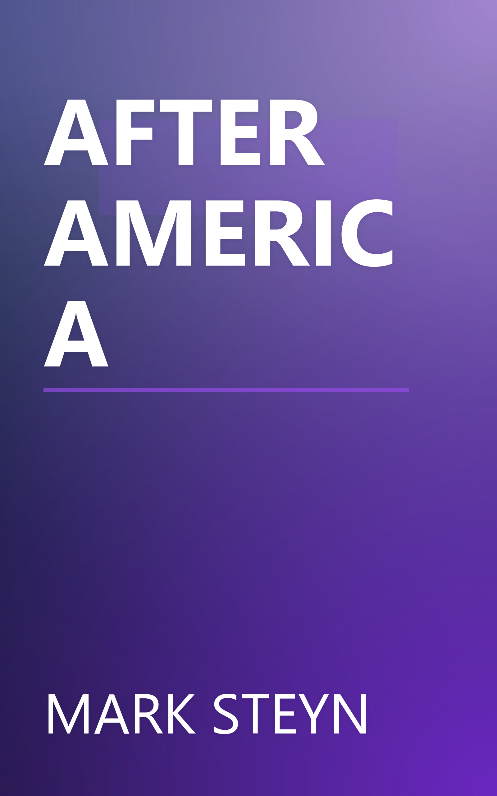 AFTER AMERICA book cover