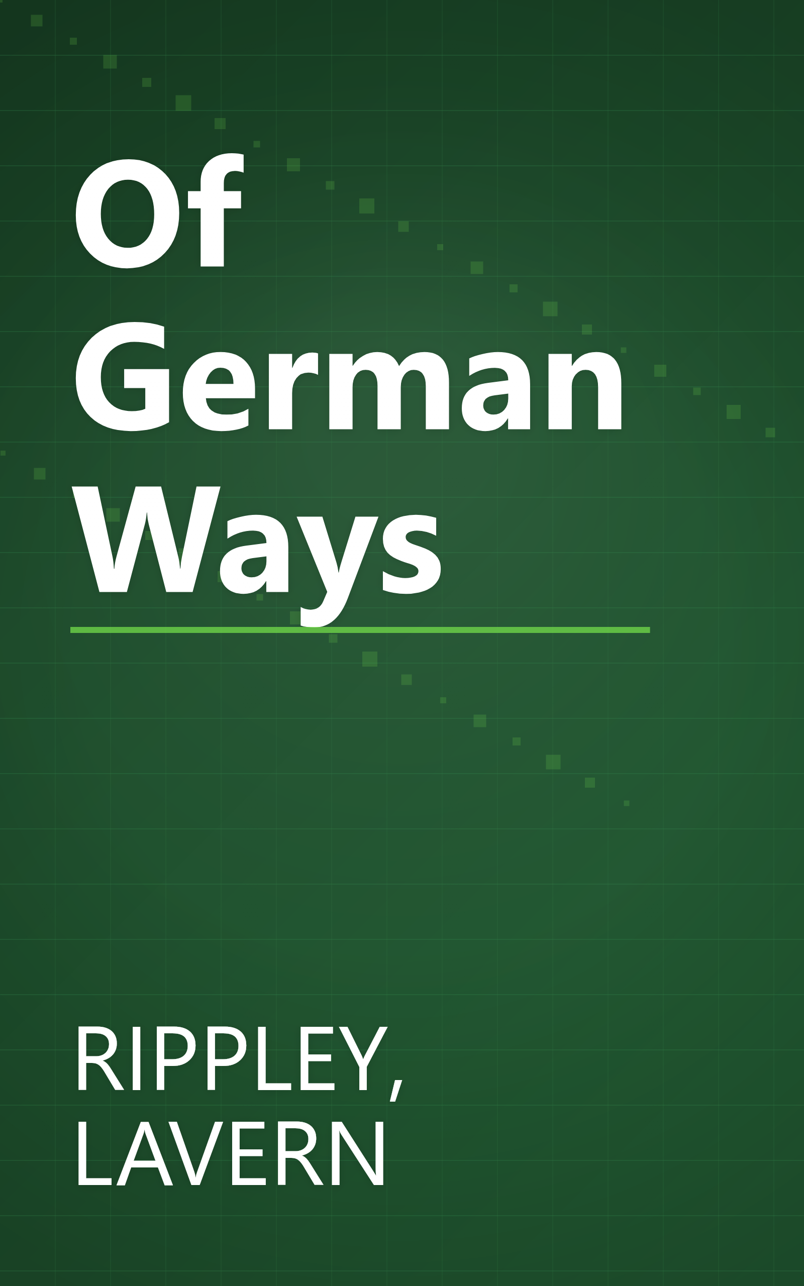 Of German Ways book cover
