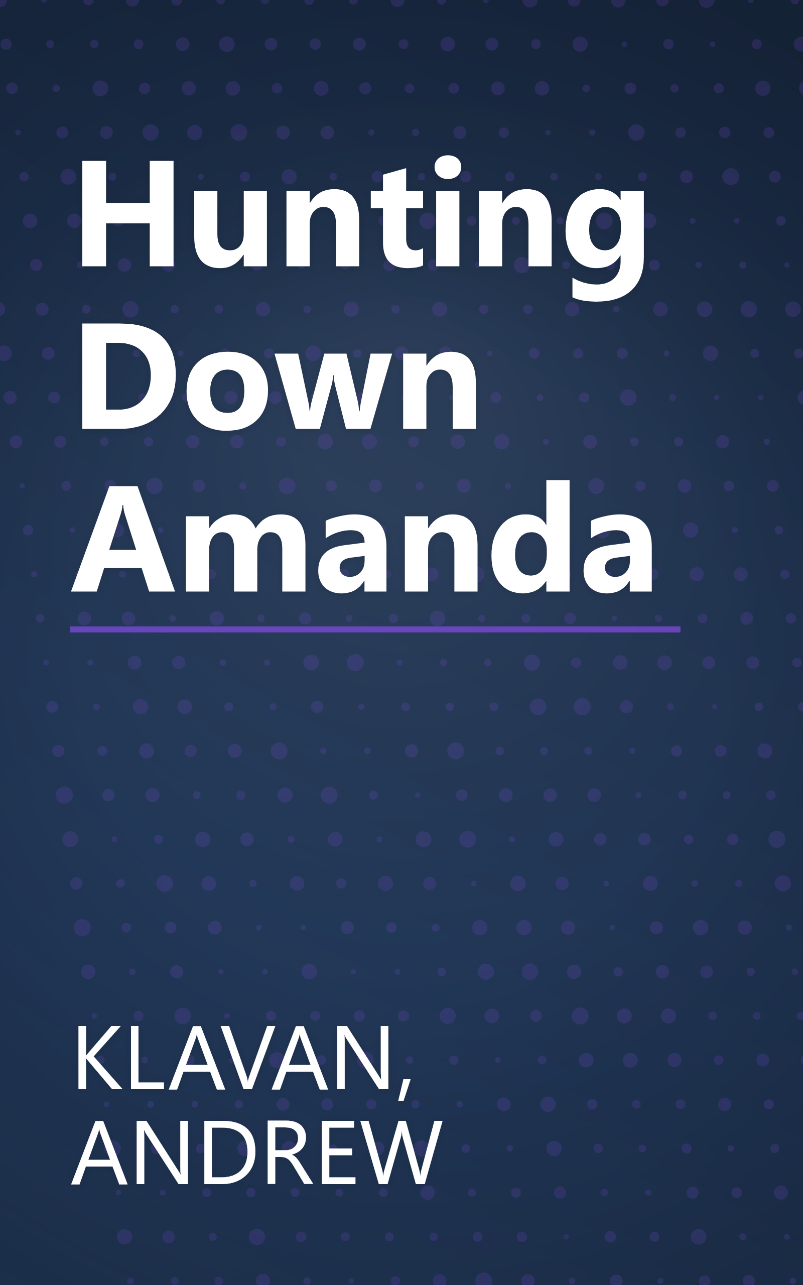 Hunting Down Amanda book cover