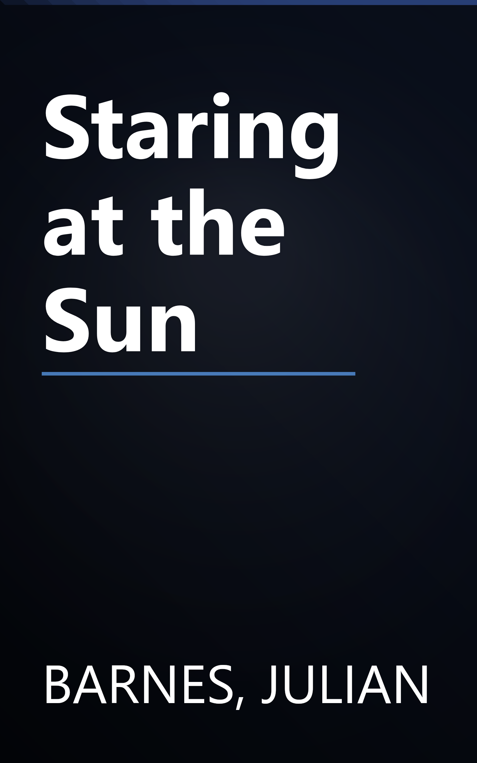Staring at the Sun book cover