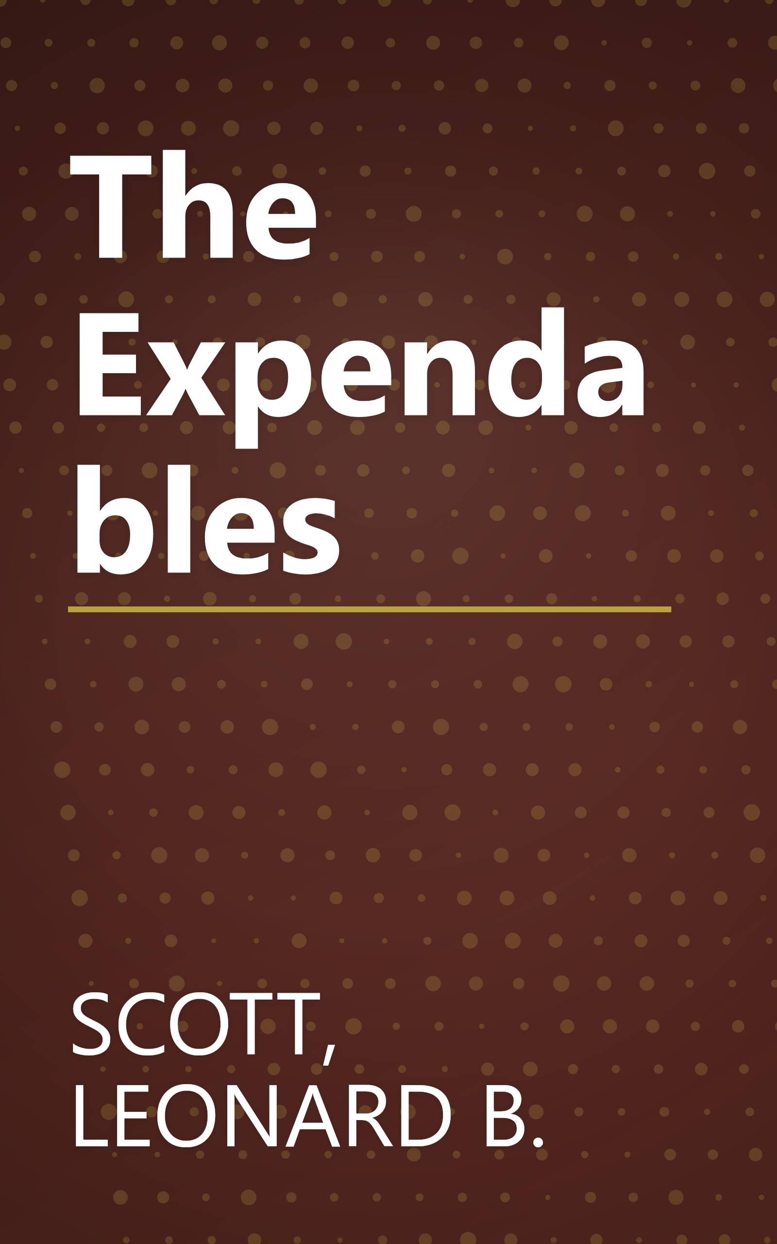 The Expendables book cover