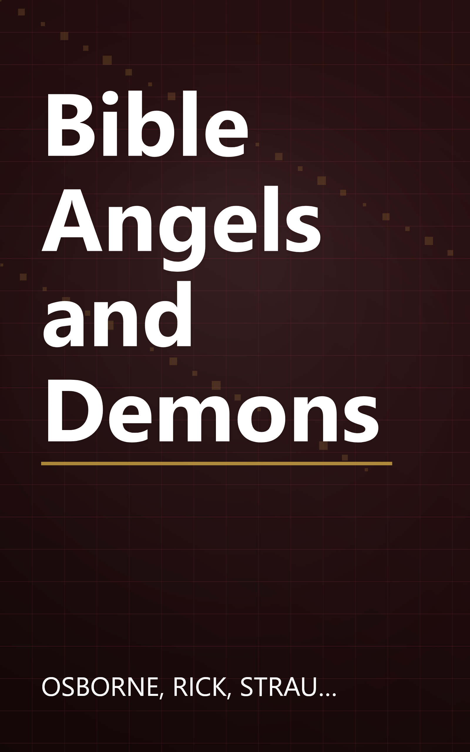 Bible Angels and Demons book cover