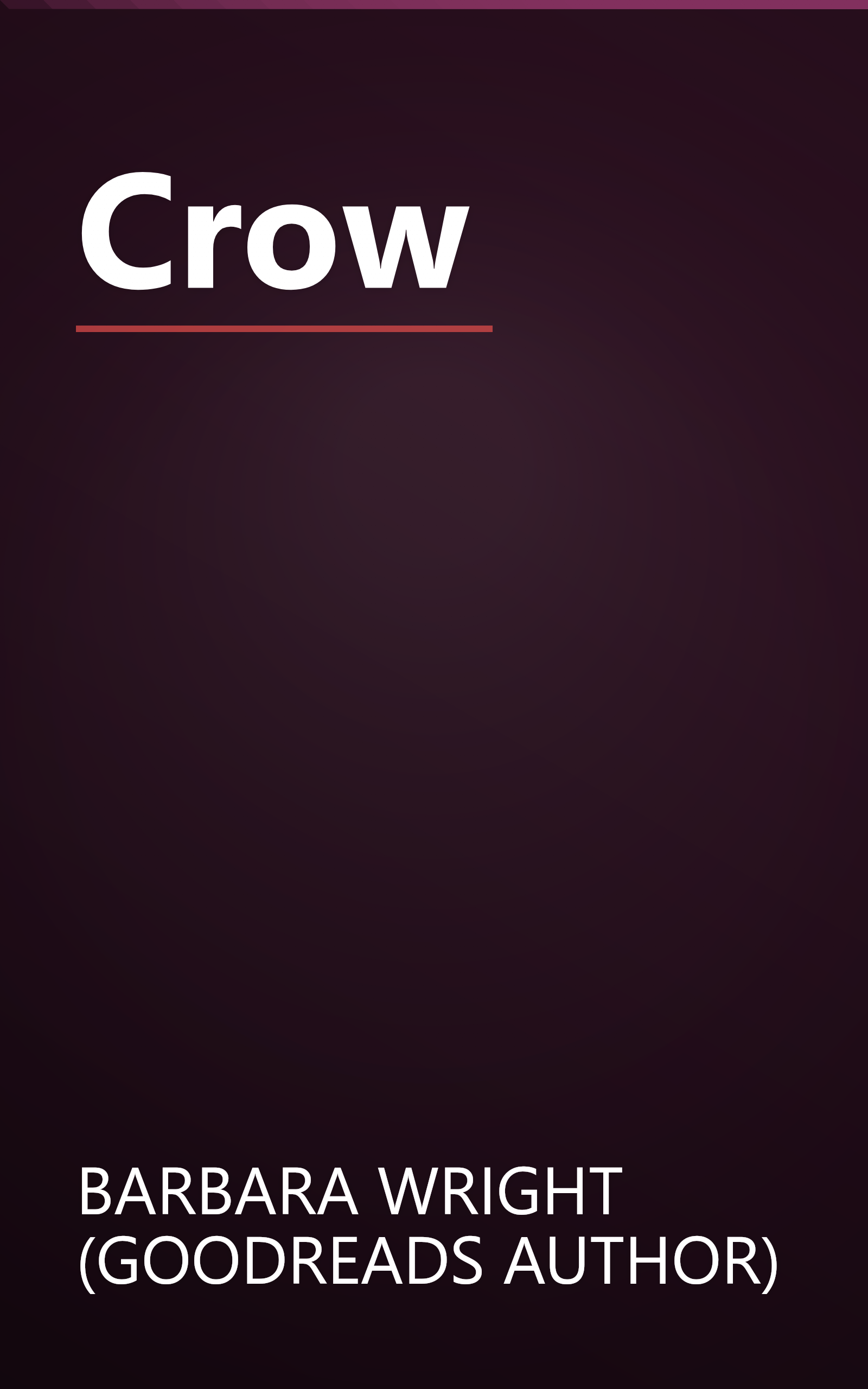 Crow book cover