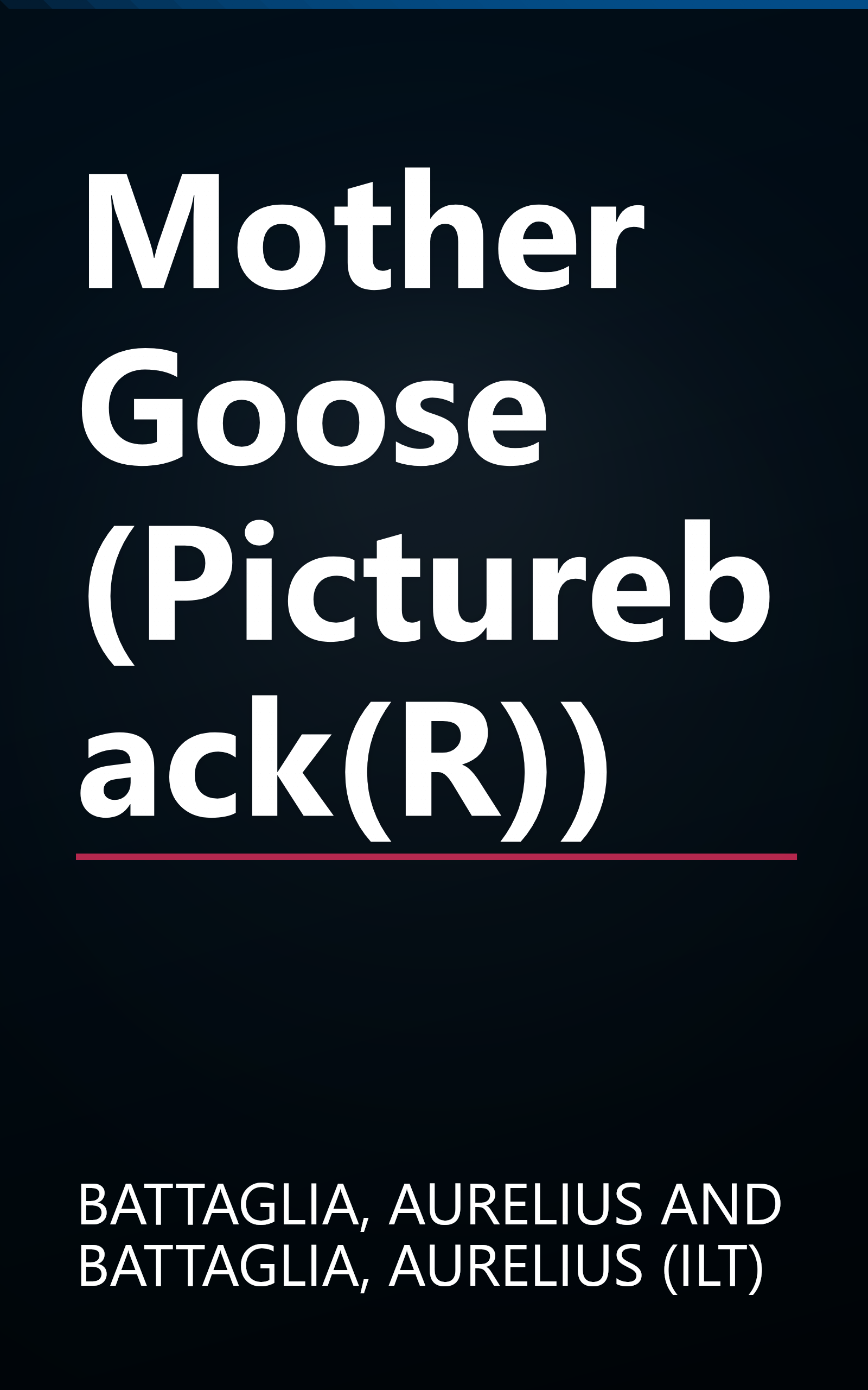 Mother Goose (Pictureback(R)) book cover