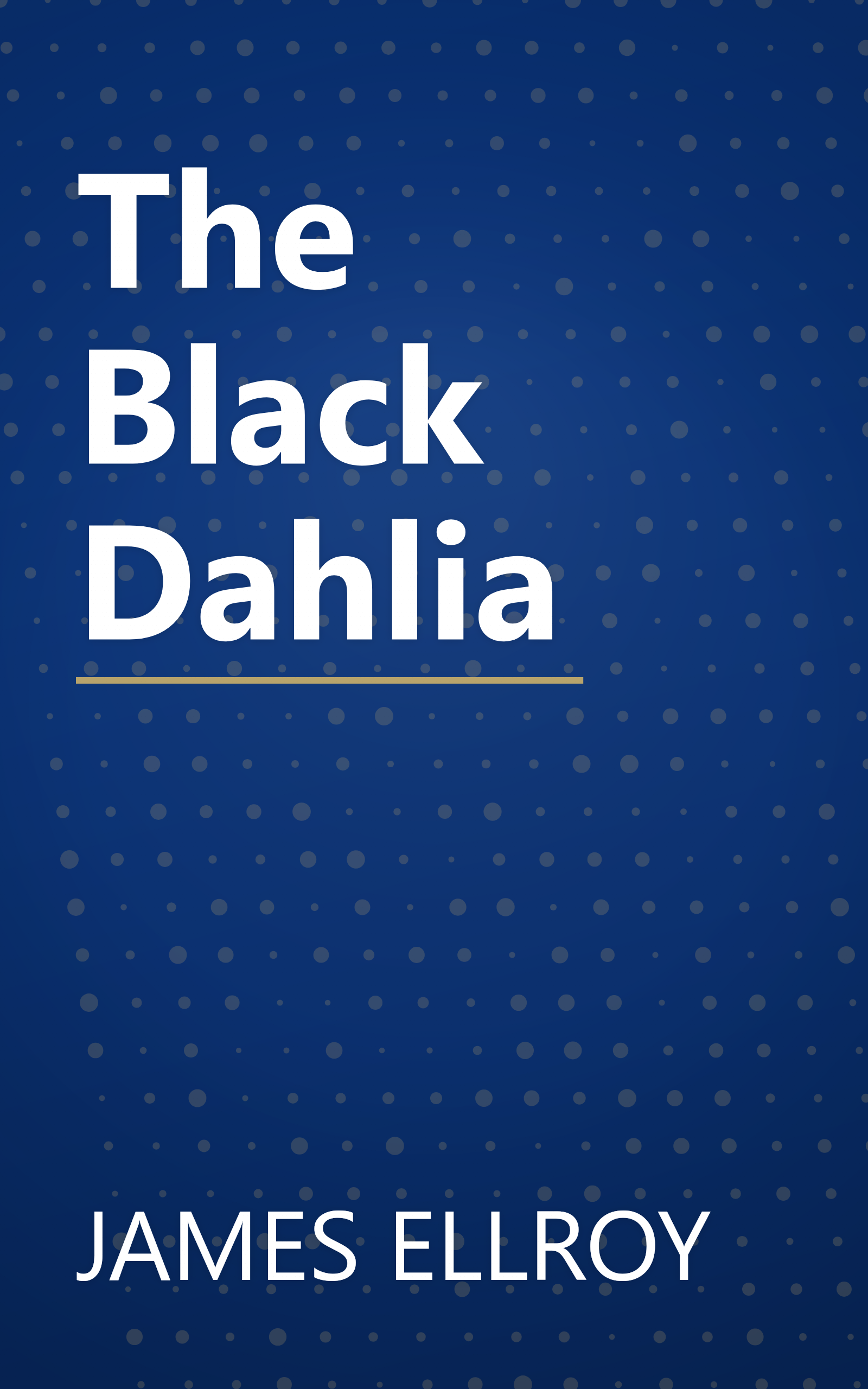 The Black Dahlia book cover