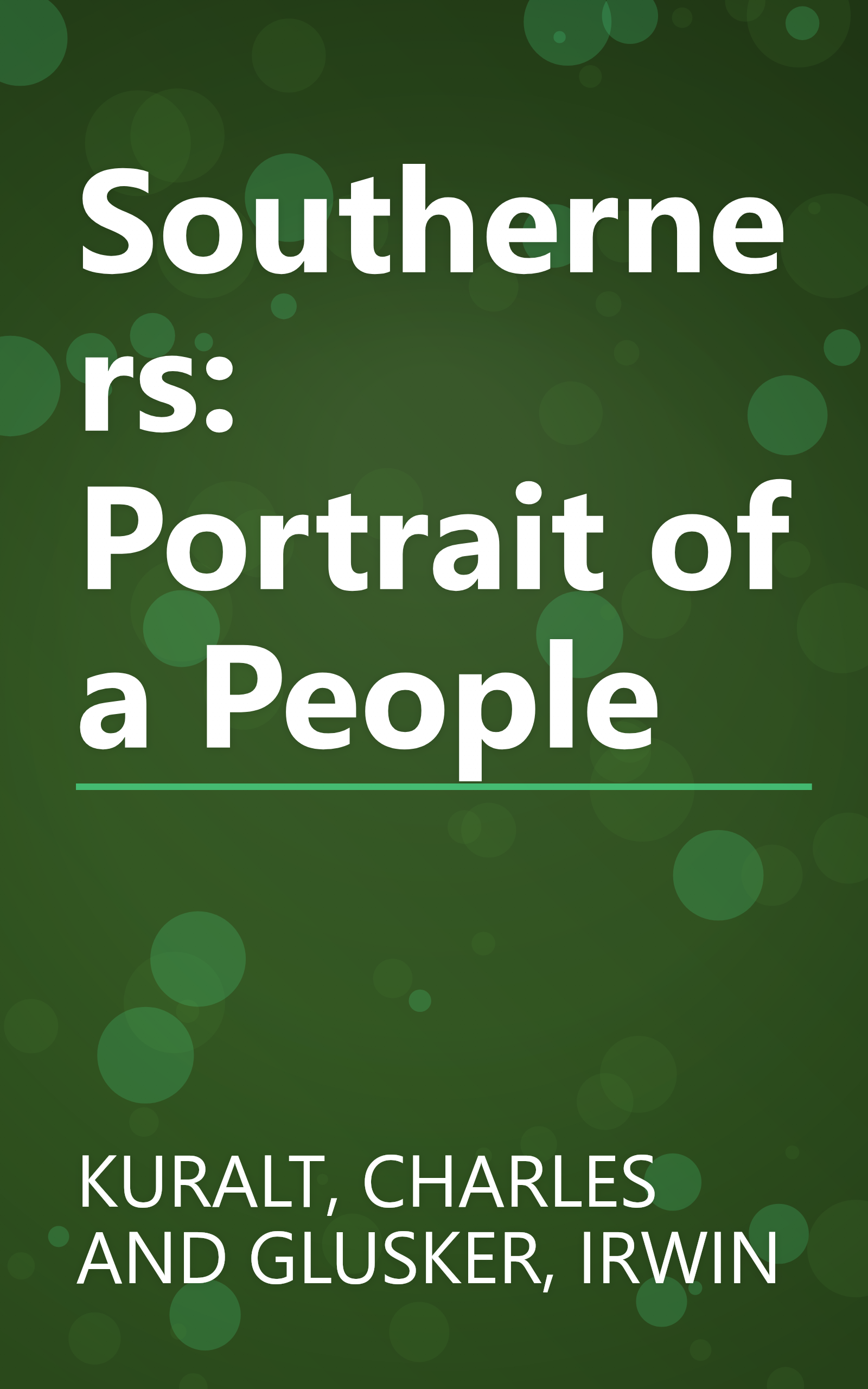 Southerners: Portrait of a People book cover