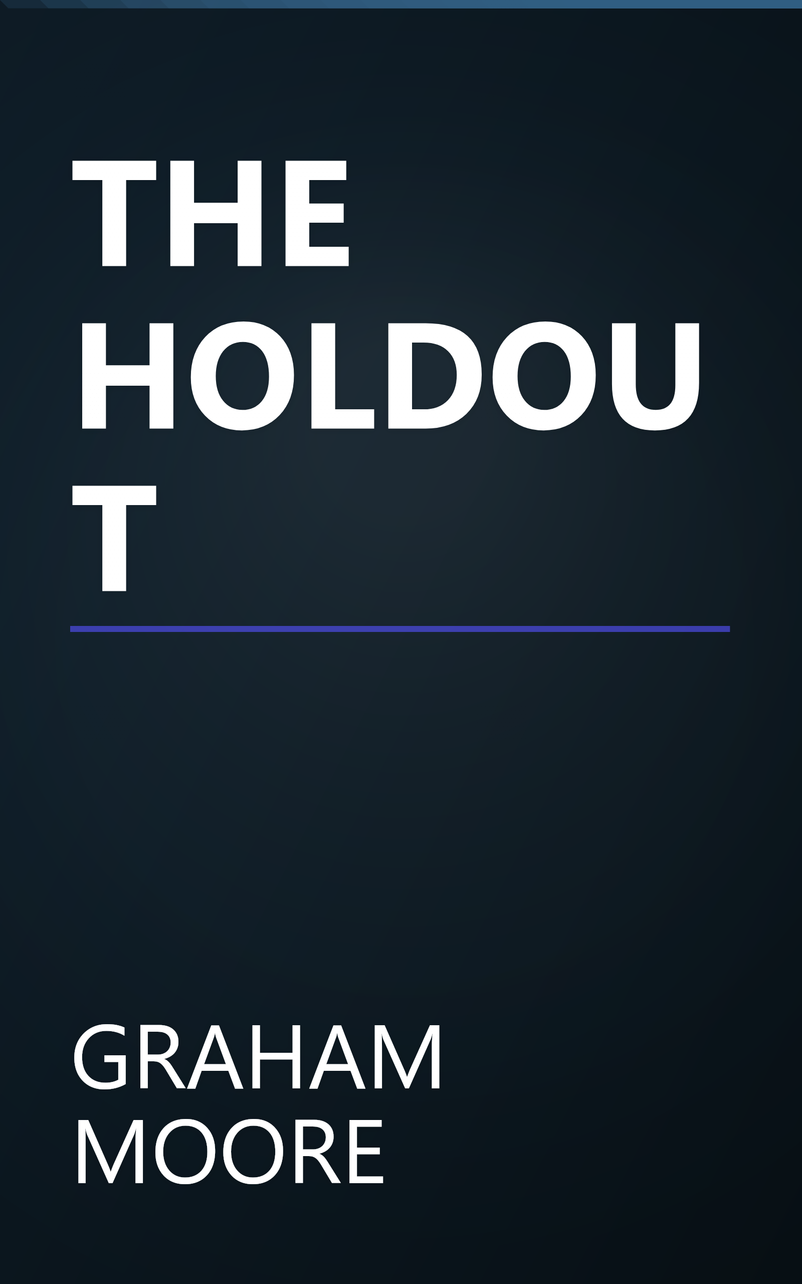 THE HOLDOUT book cover