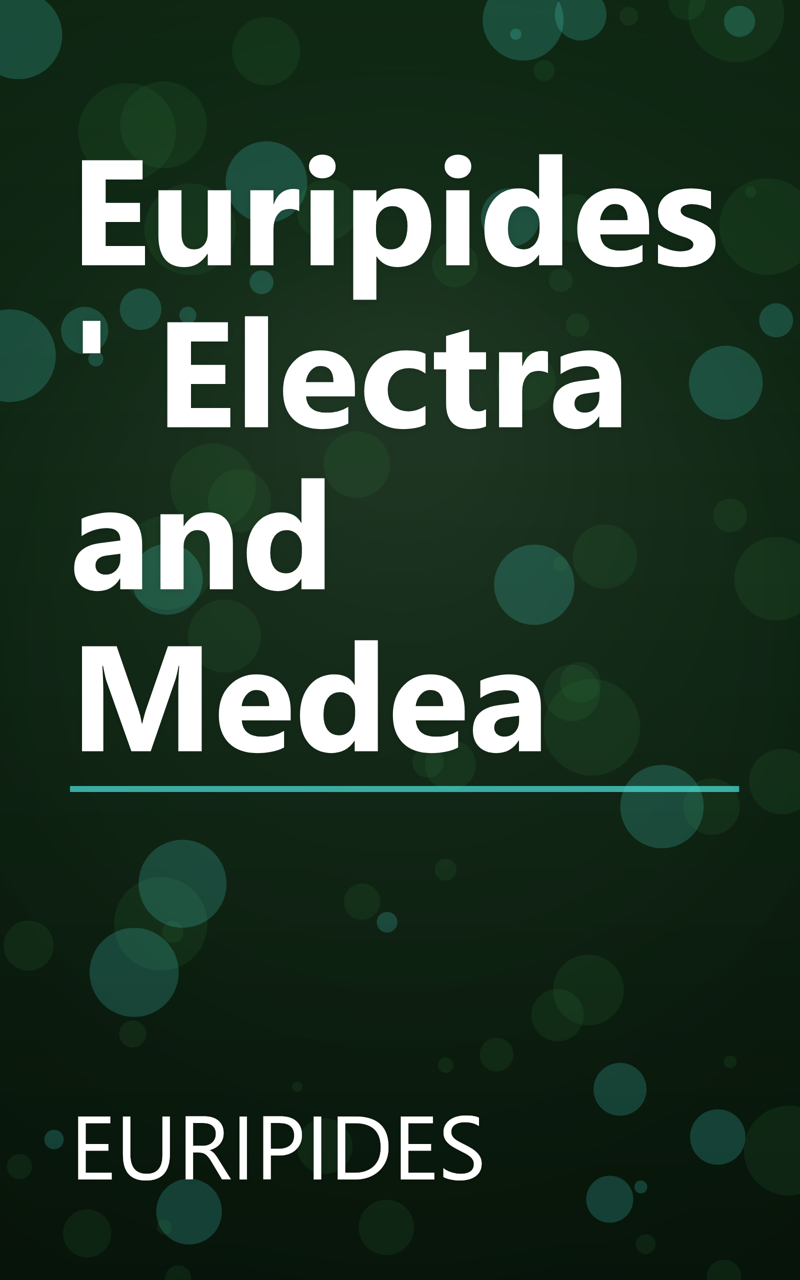 Euripides' Electra and Medea book cover