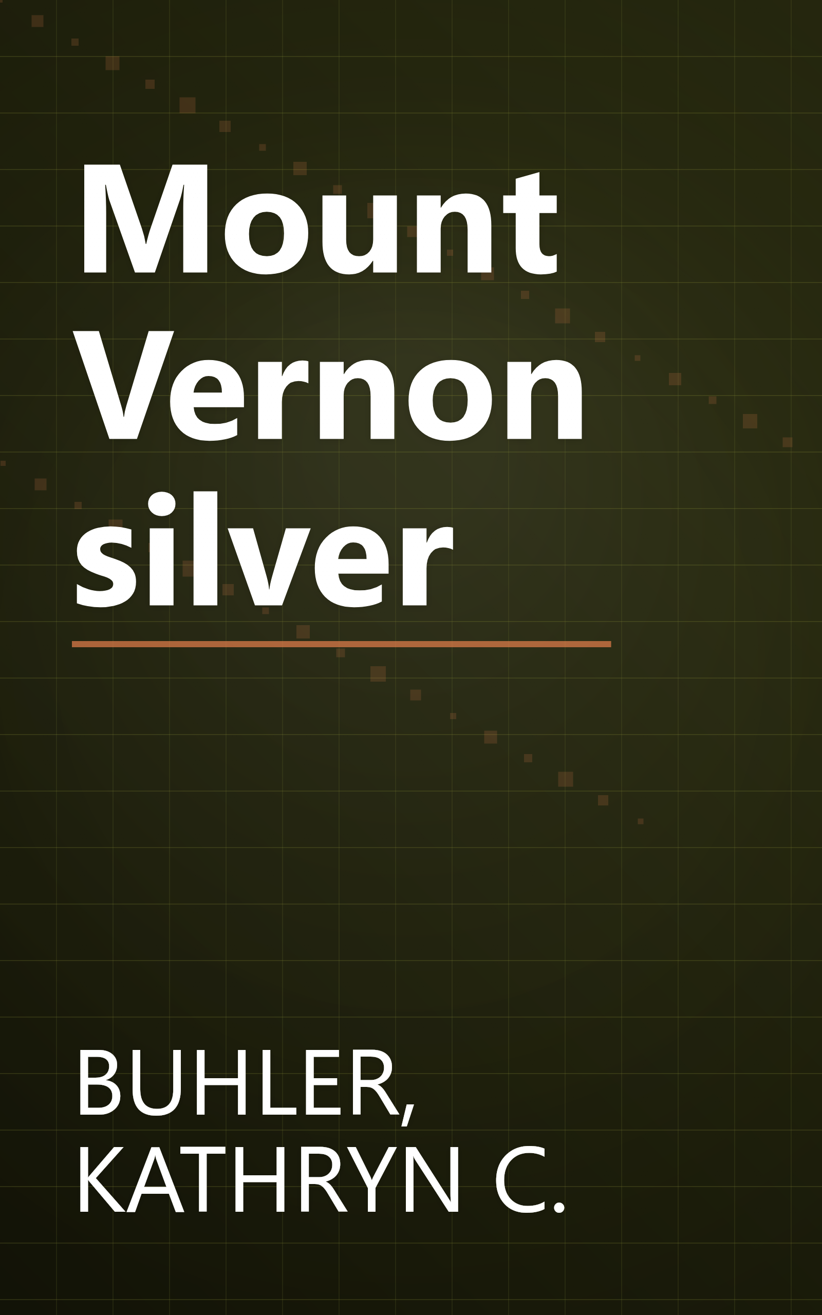 Mount Vernon silver book cover