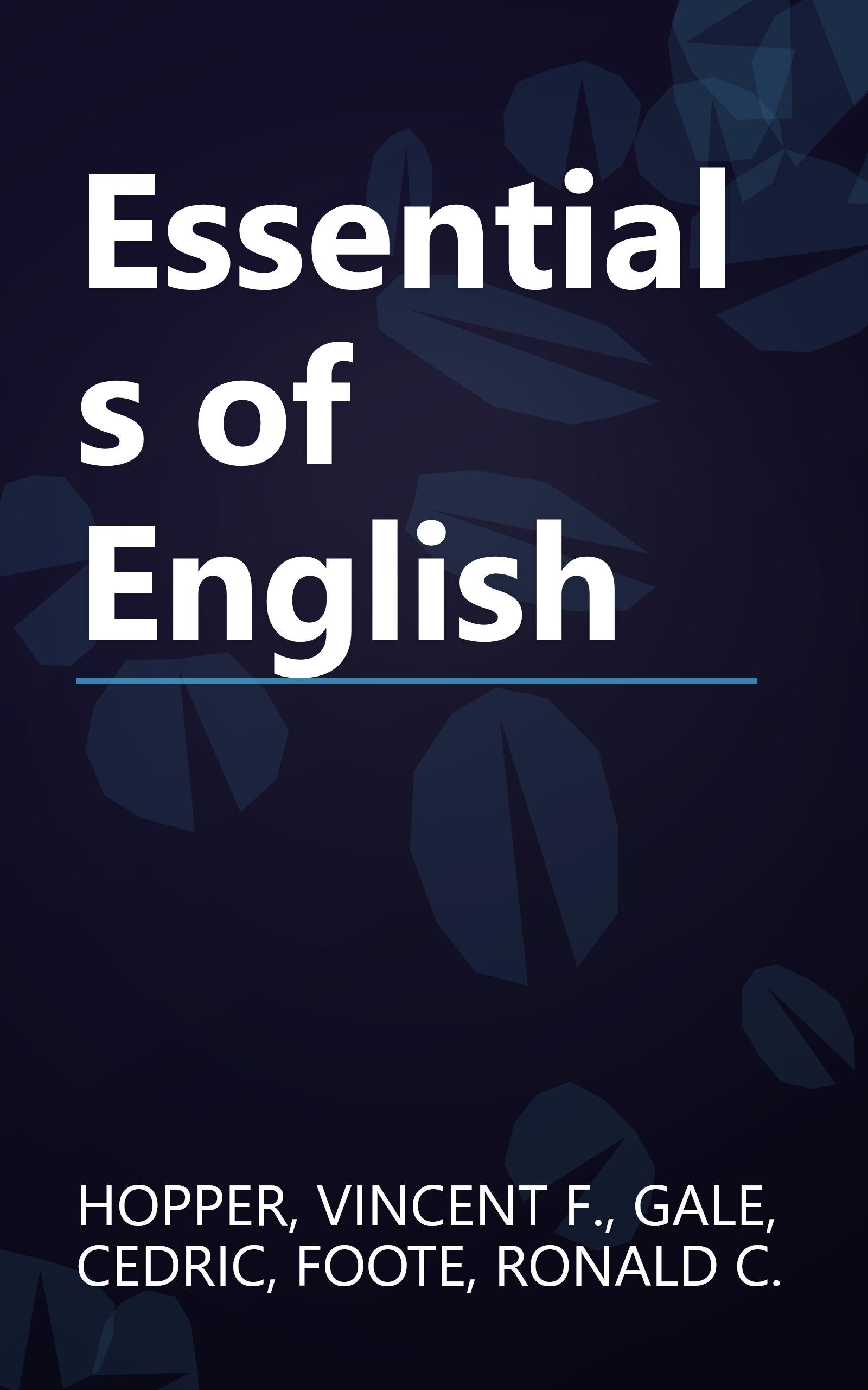Essentials of English book cover