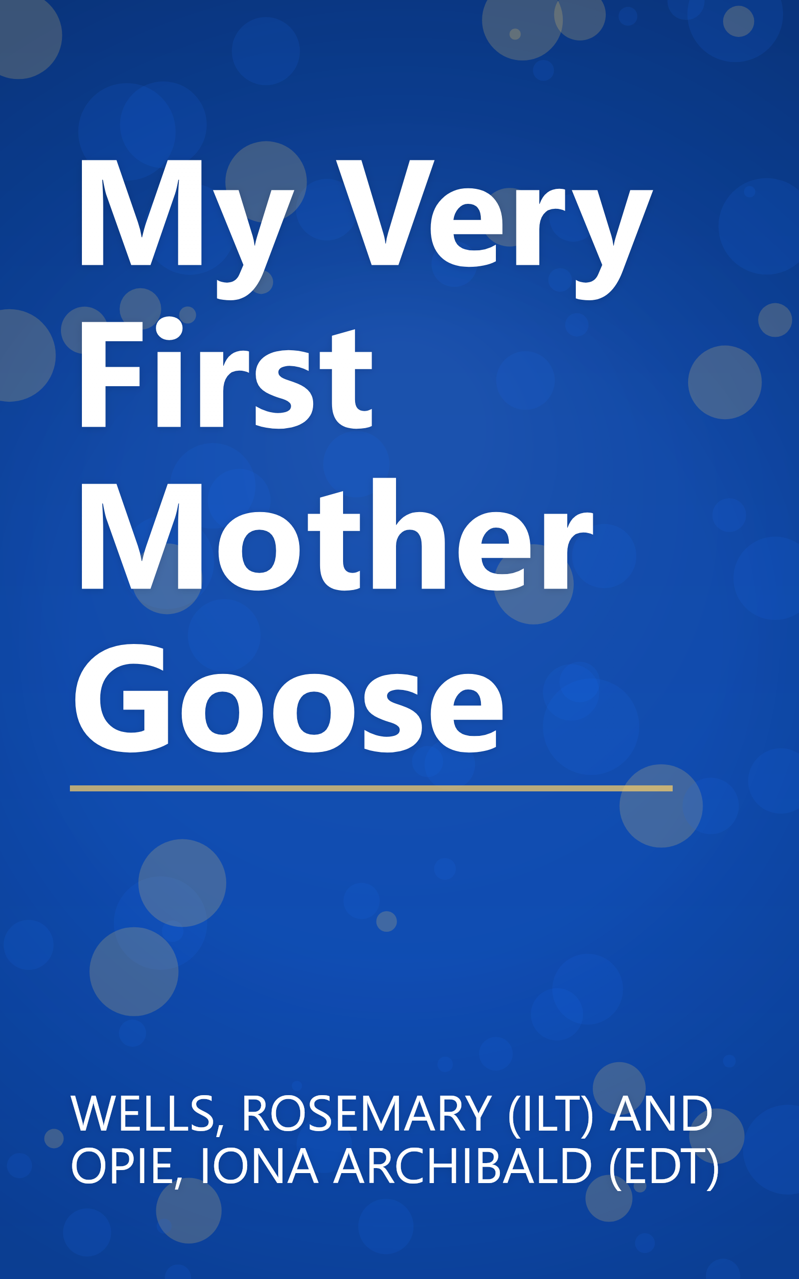 My Very First Mother Goose book cover