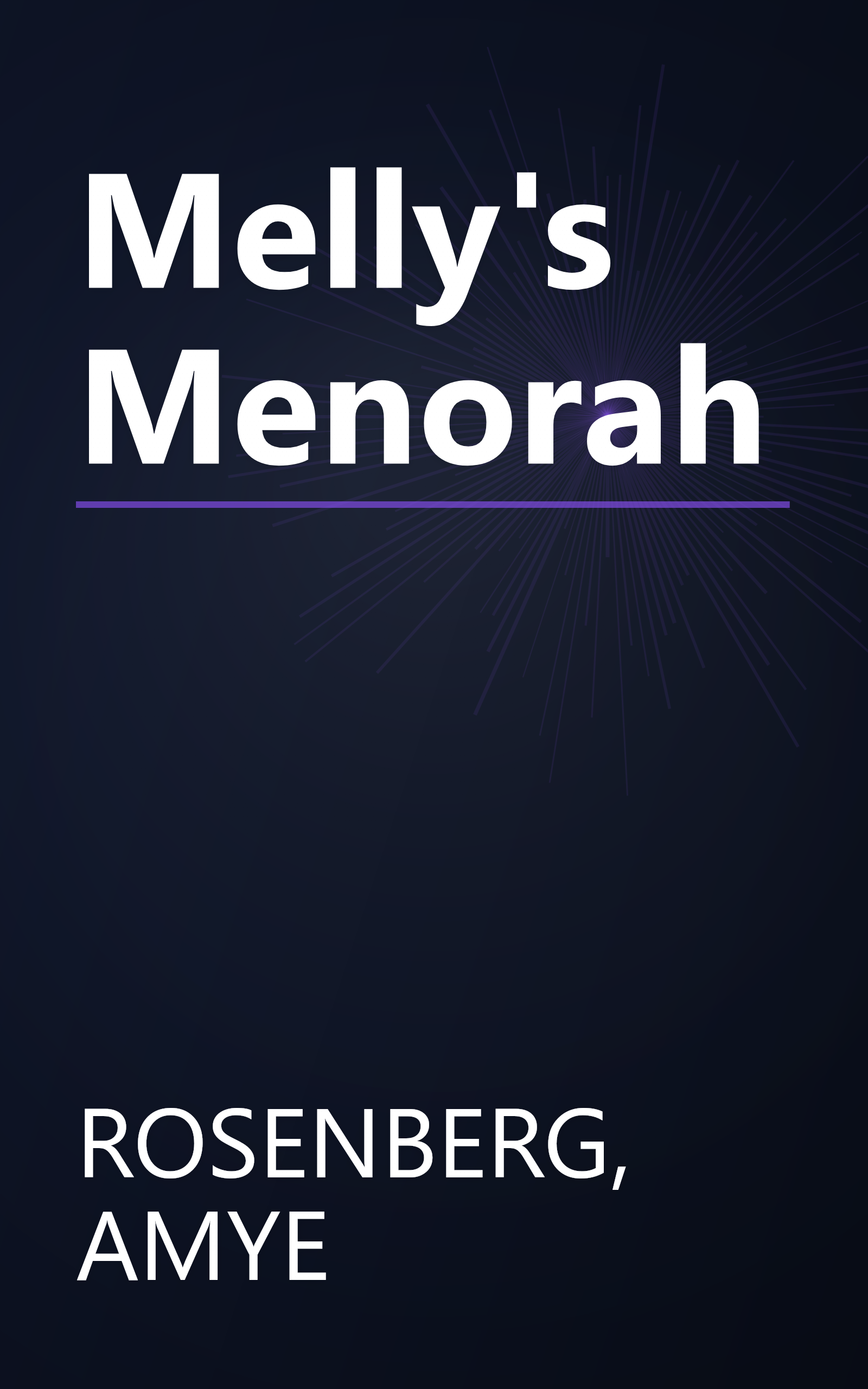 Melly's Menorah book cover