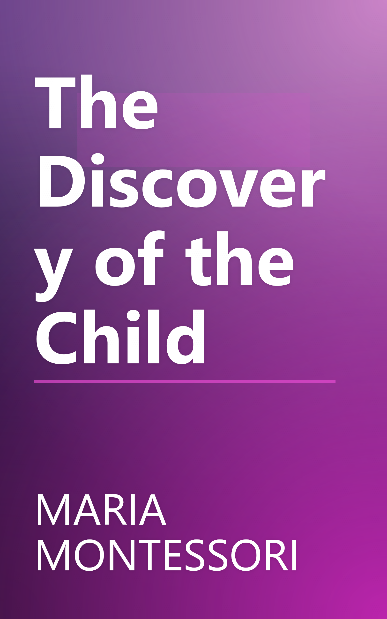 The Discovery of the Child book cover