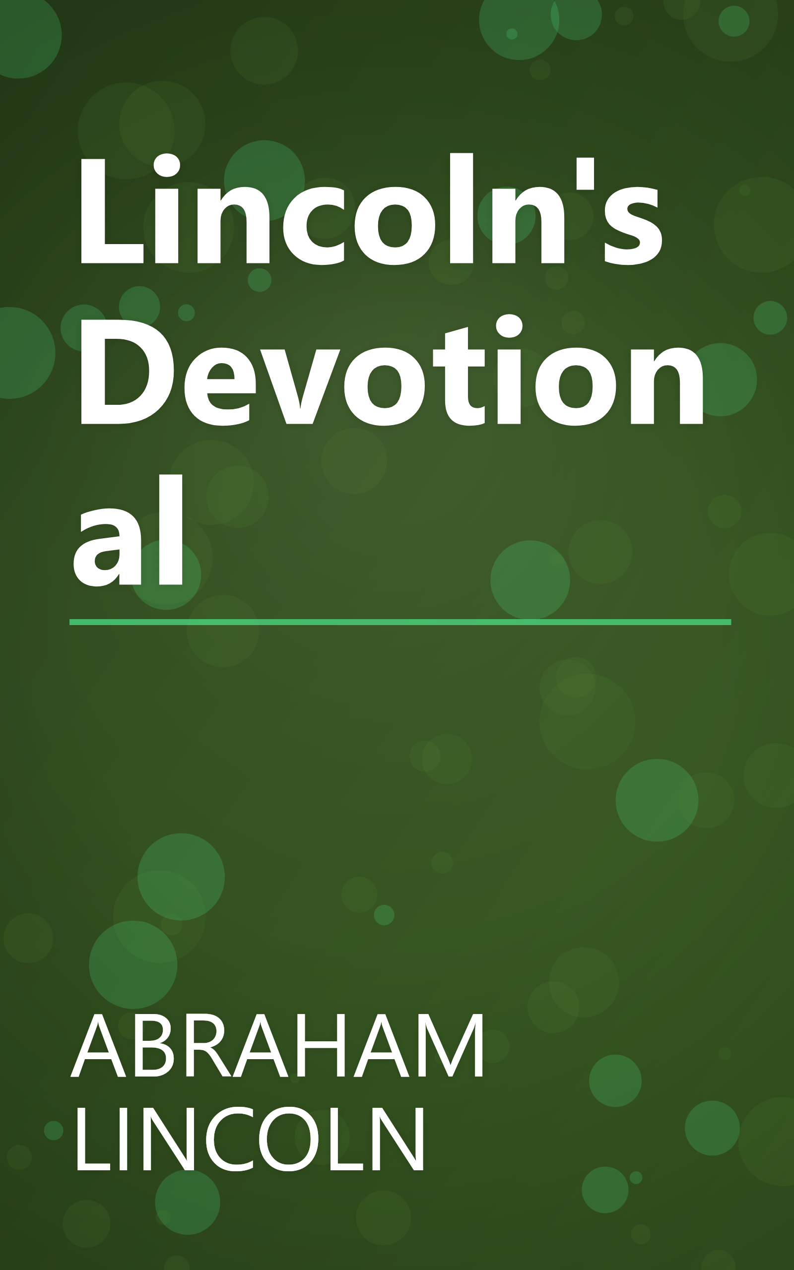 Lincoln's Devotional book cover