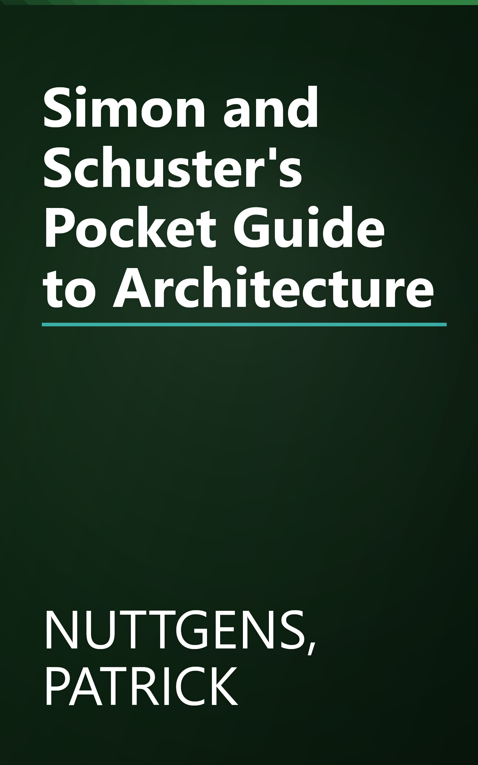 Simon and Schuster's Pocket Guide to Architecture book cover