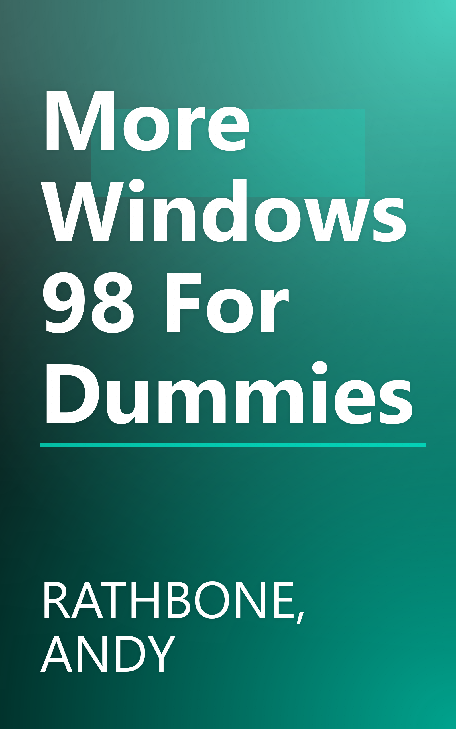 More Windows 98 For Dummies book cover
