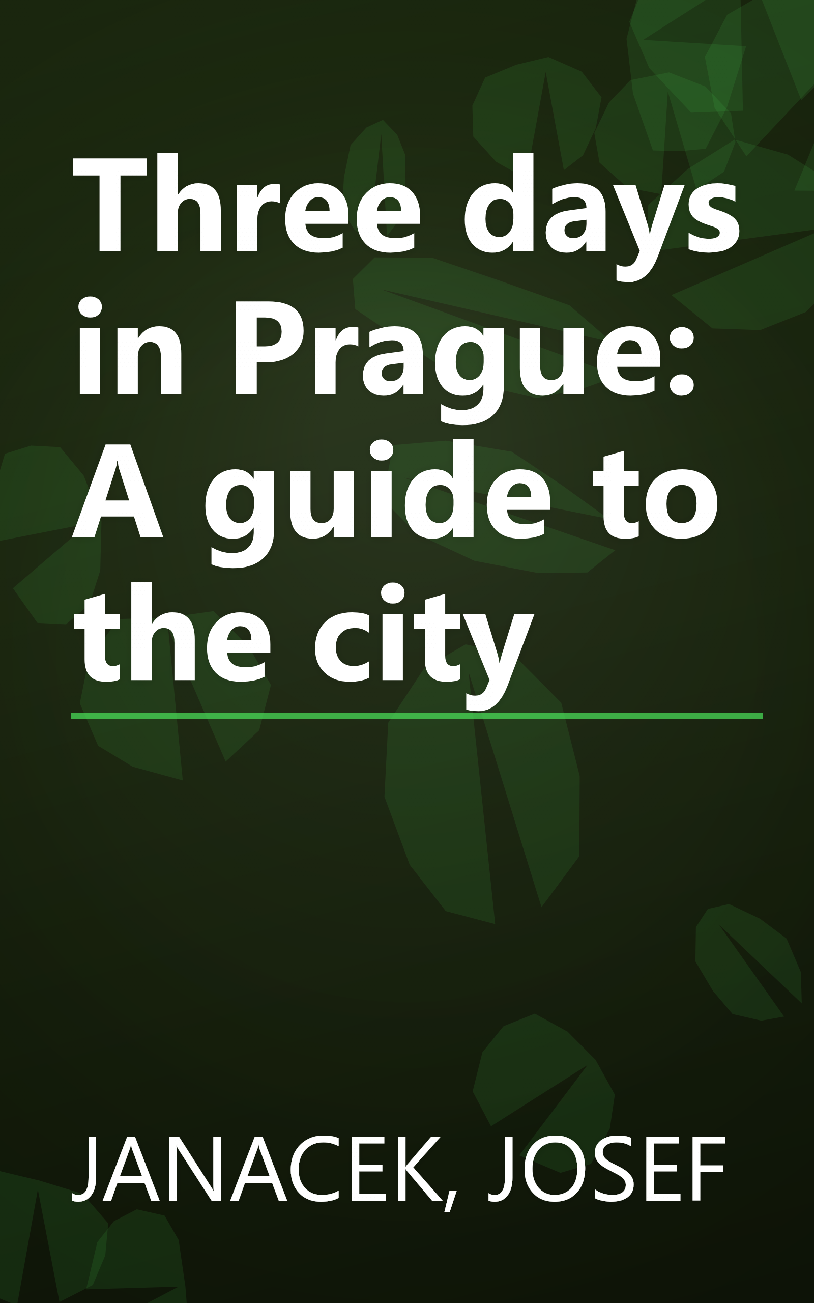 Three days in Prague: A guide to the city book cover