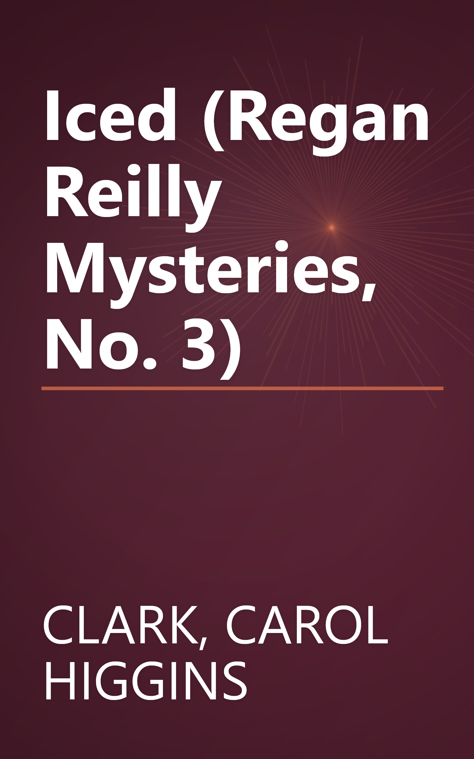 Iced (Regan Reilly Mysteries, No. 3) book cover