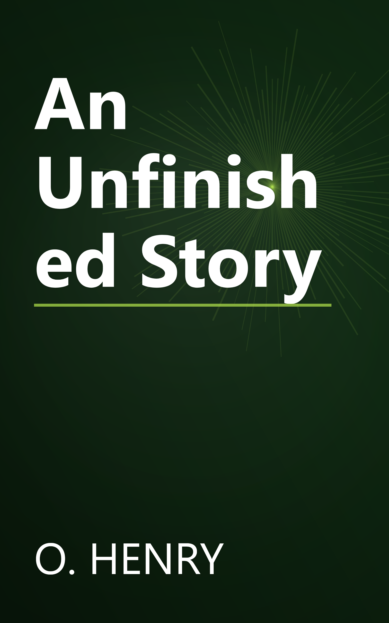 An Unfinished Story book cover