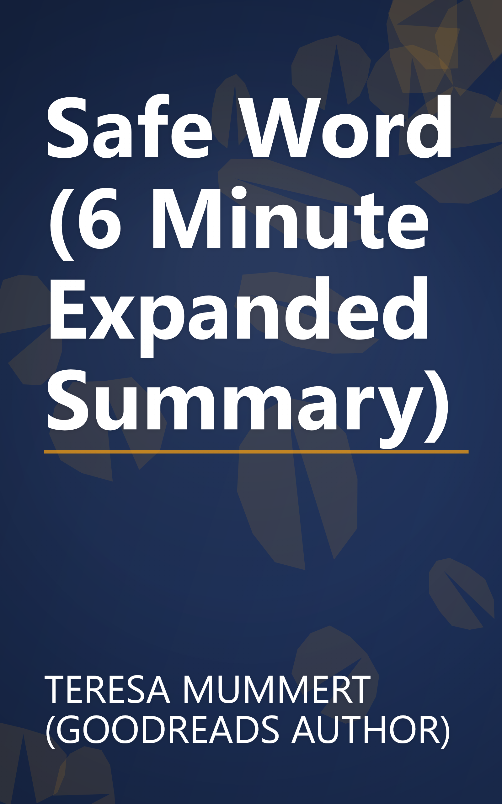 Safe Word (6 Minute   Expanded Summary) book cover
